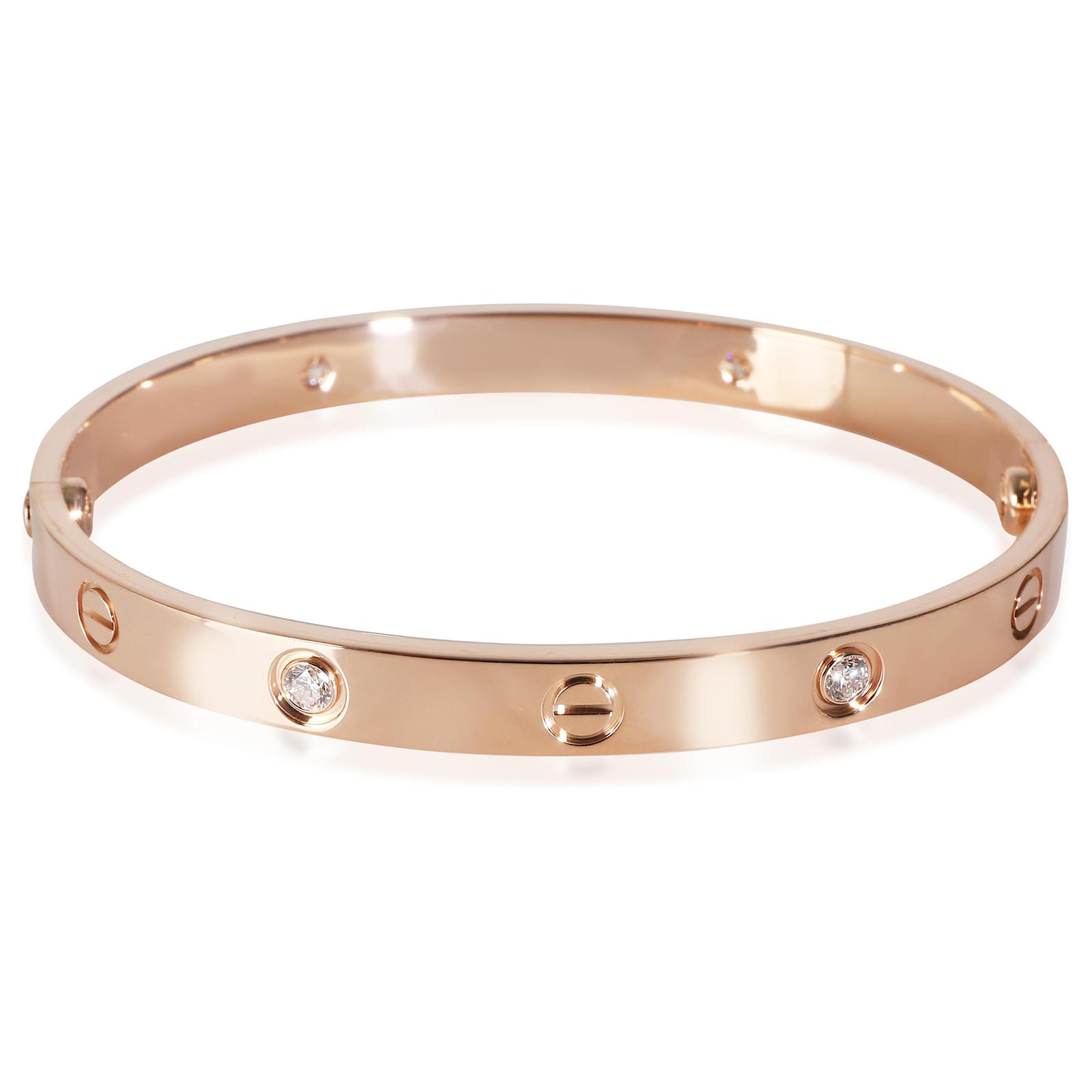 Pulseira Love Cartier, Diamantes (Ouro Rosa) ref.1771818 - Joli Closet
