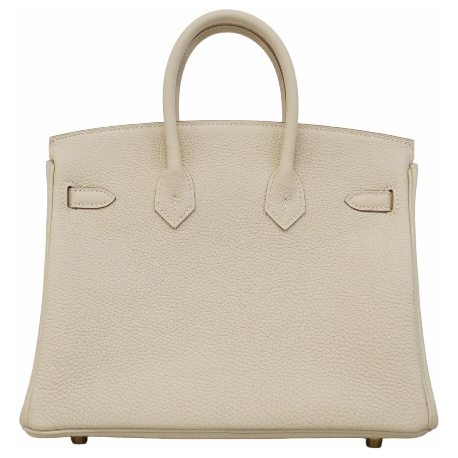 Hermès Birkin 25 Cream Leather ref.1789870 - Joli Closet