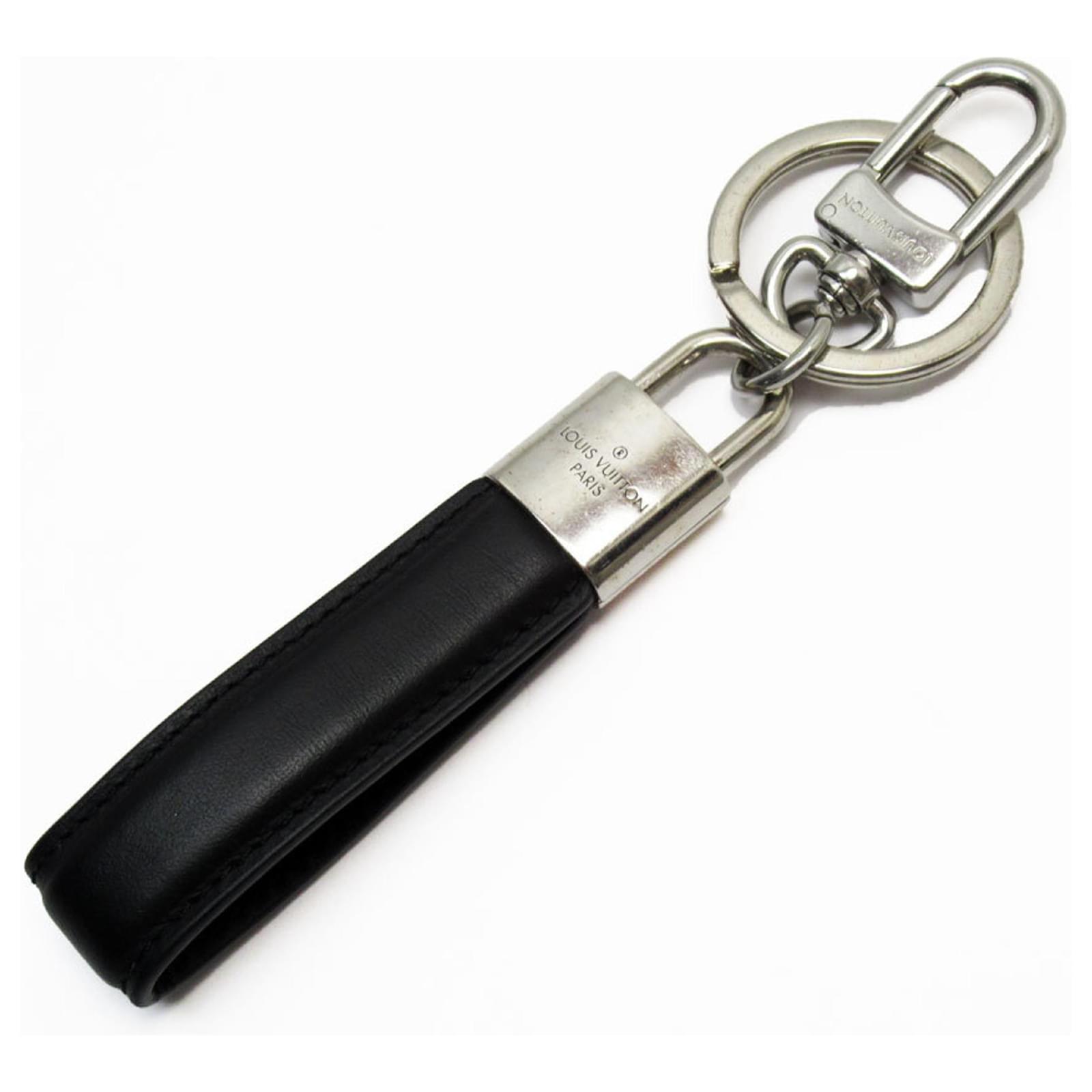 Louis Vuitton LV Padlock Key Holder Black Leather Metal ref.1790875 ...