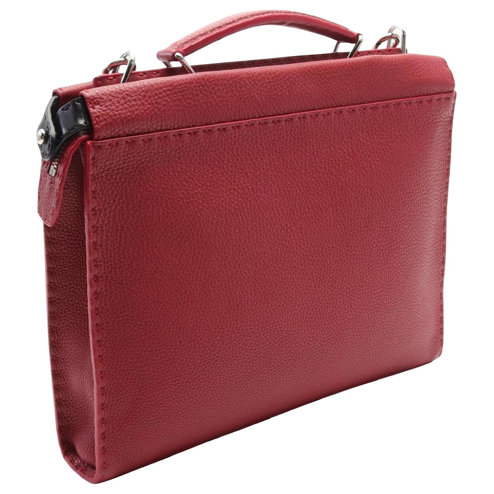 Fendi Peekaboo Red Leather ref.1791848 - Joli Closet