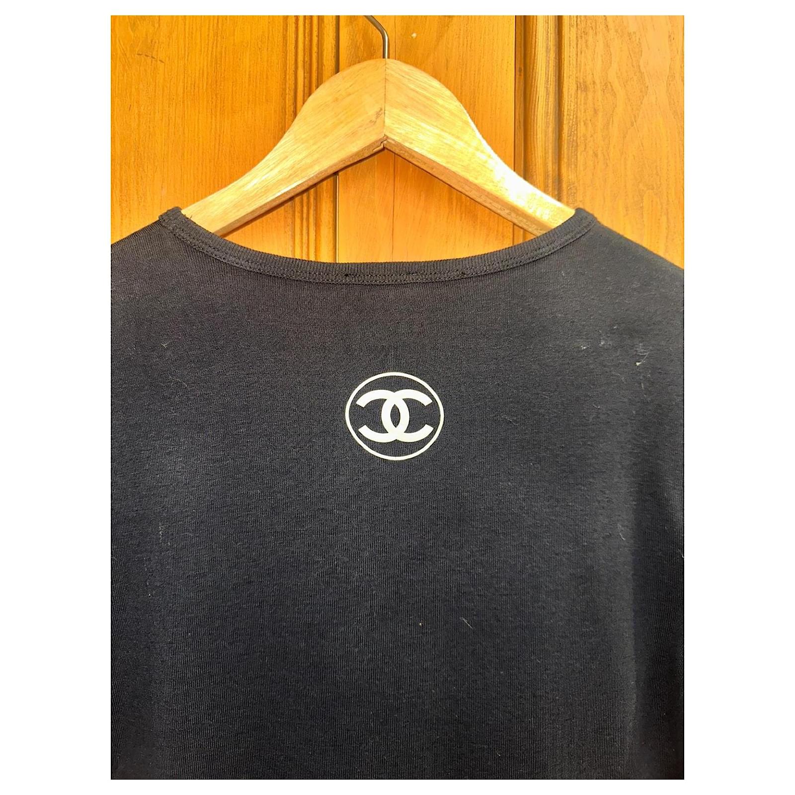 Cambon Chanel Tops Black Cotton ref.1791935 - Joli Closet