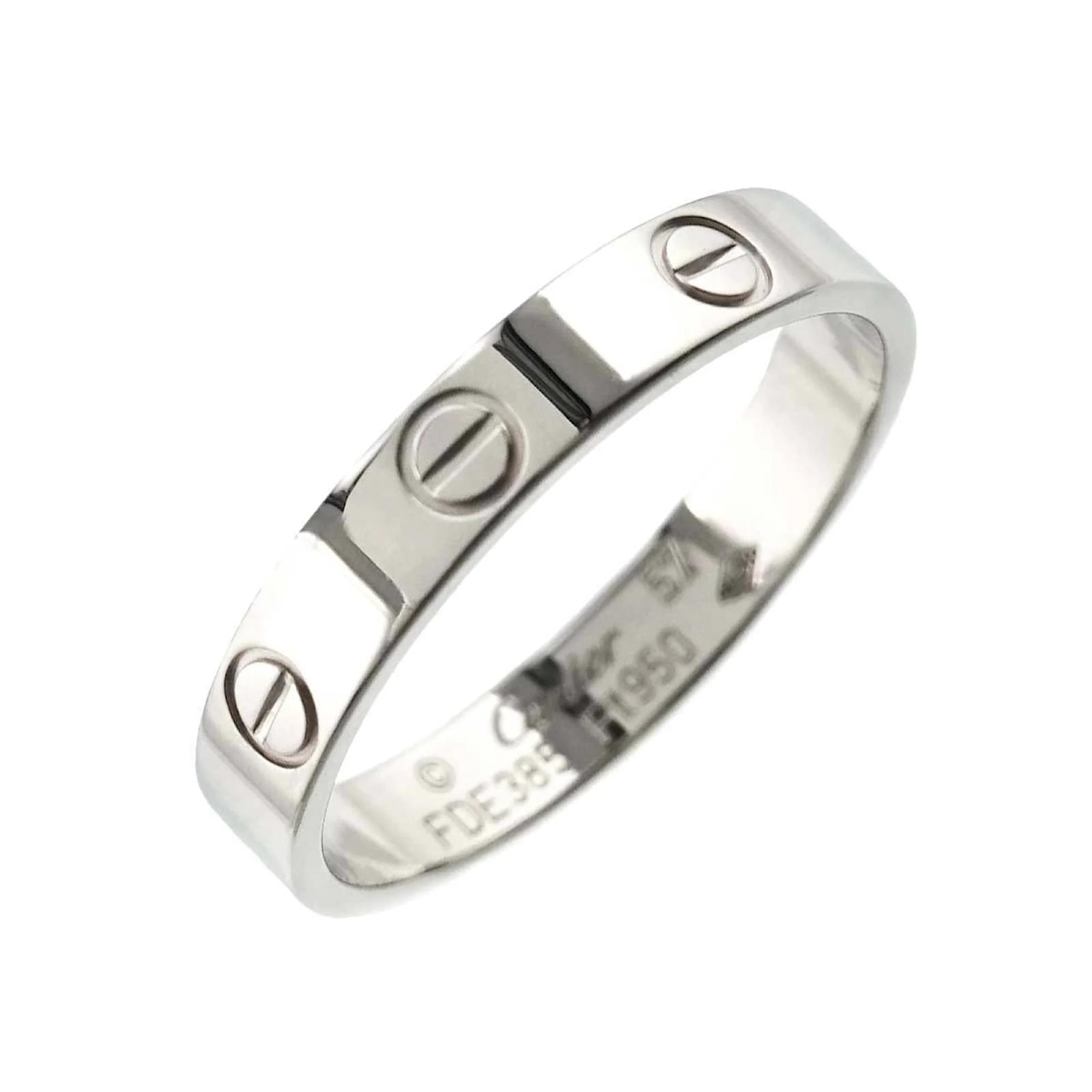 Cartier Love Ring #57 aus Platin 950 ref.1812818 - Joli Closet