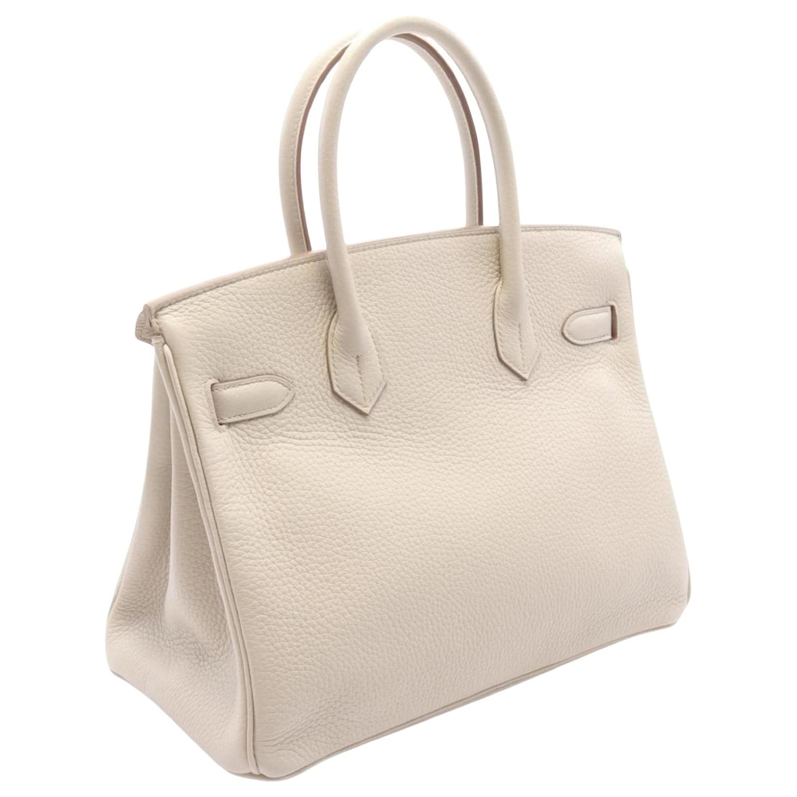 Hermès Birkin 30 Cream Leather ref.1817382 - Joli Closet