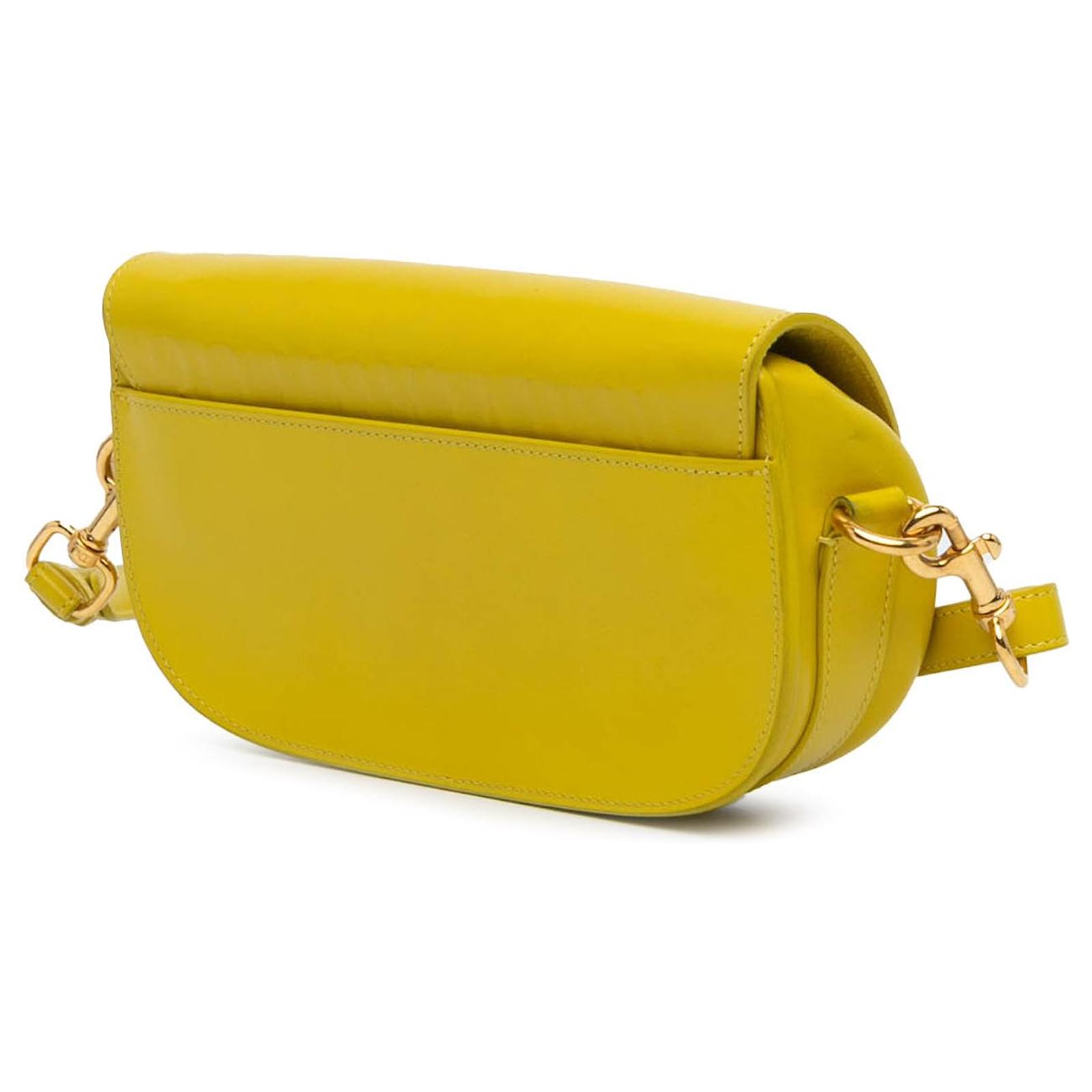 Yellow Dior Calfskin Bobby East West Crossbody Leather ref.1852533 ...