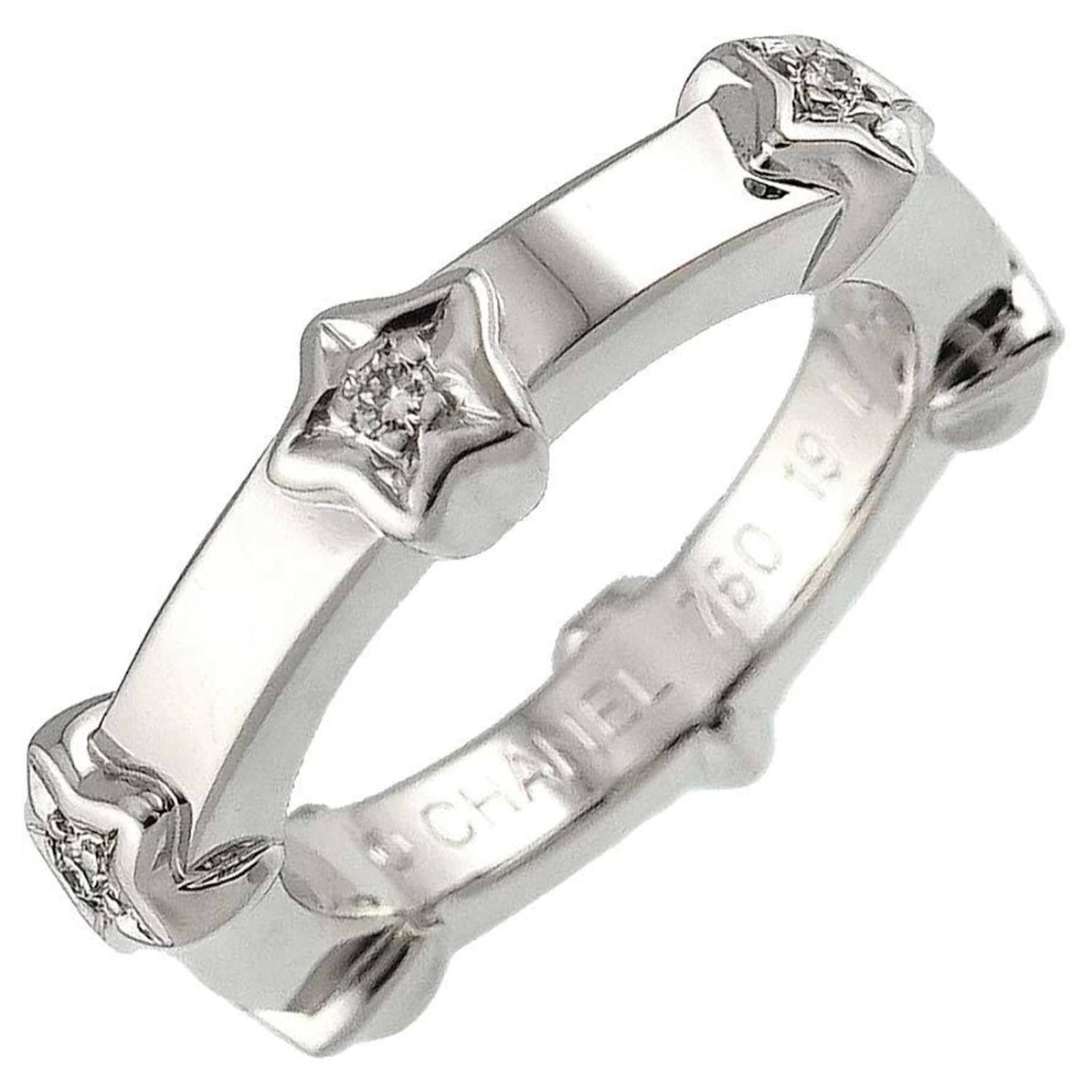 Chanel Comet Silvery White gold ref.1856291 - Joli Closet