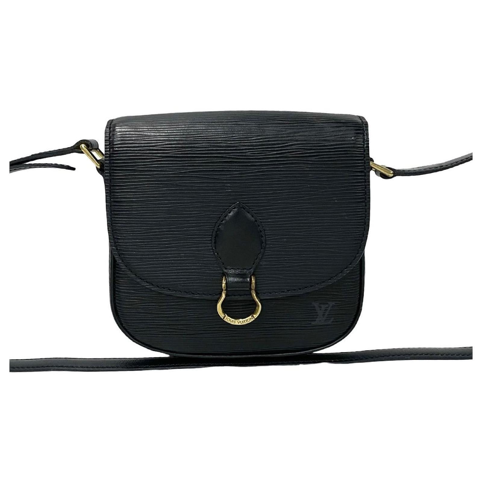 Louis Vuitton Mini Sac Noir Leather Crossbody Black ref.1902789 - Joli ...