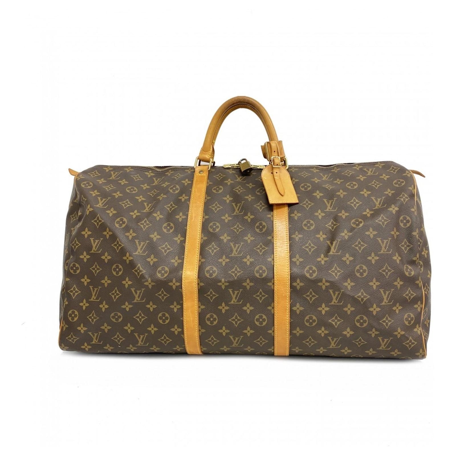Louis Vuitton Keepall 60 Brown Cloth ref.1904142 - Joli Closet
