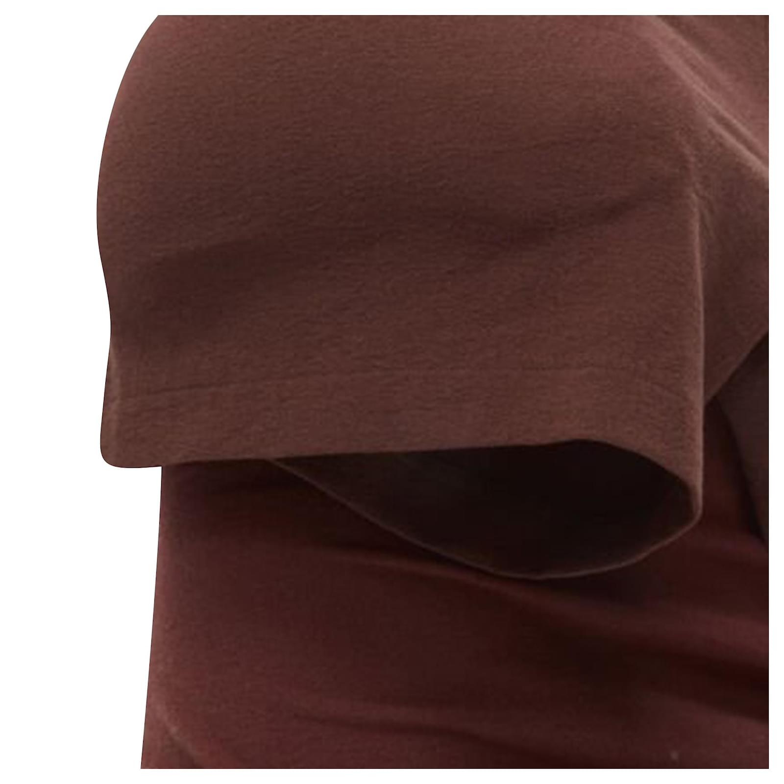 Comme Des Garcons Lumps Bumps padded irregular cut top skirt set Brown ...