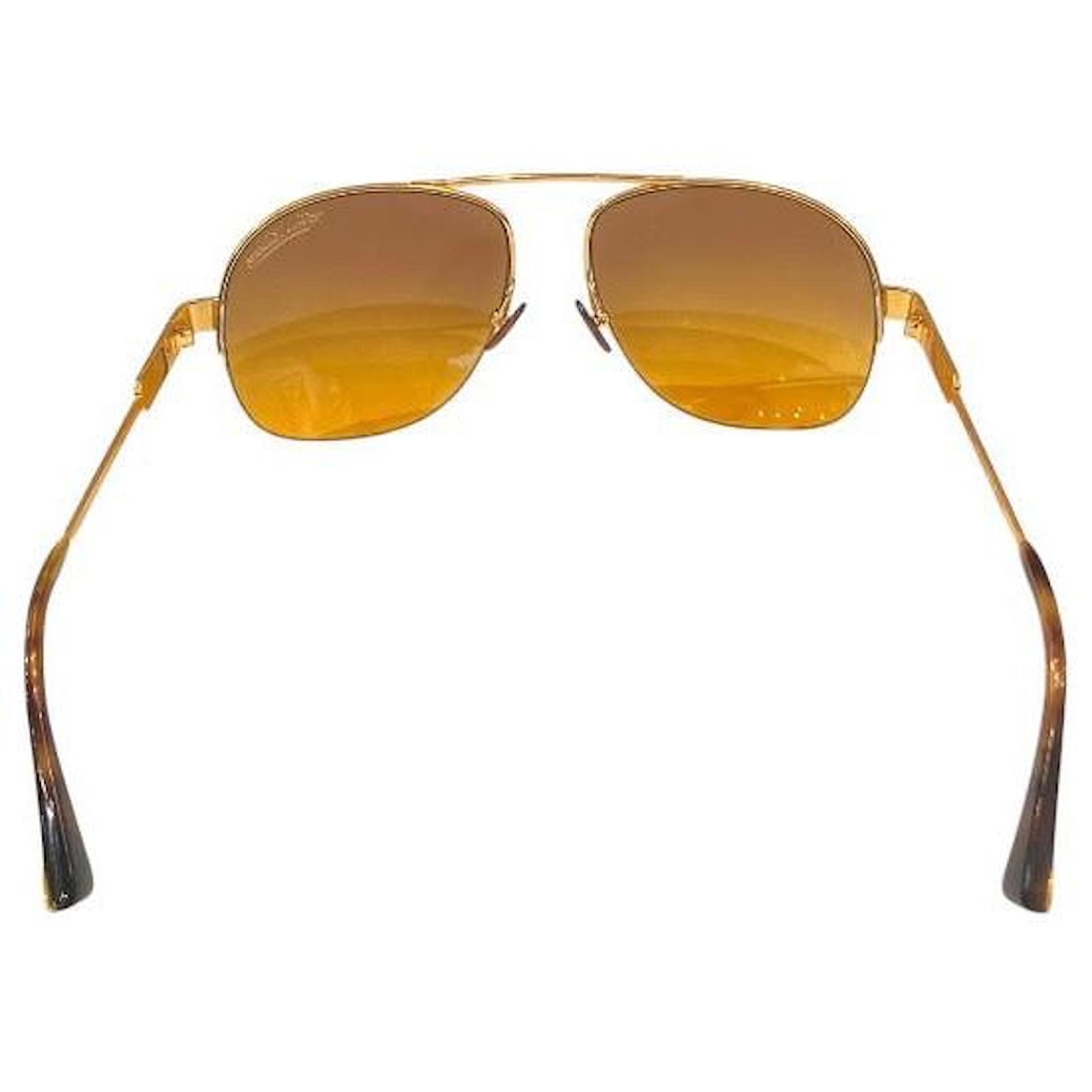 Louis Vuitton Raymond Z0049U Sunglasses Brown Metal ref.1920399 - Joli ...