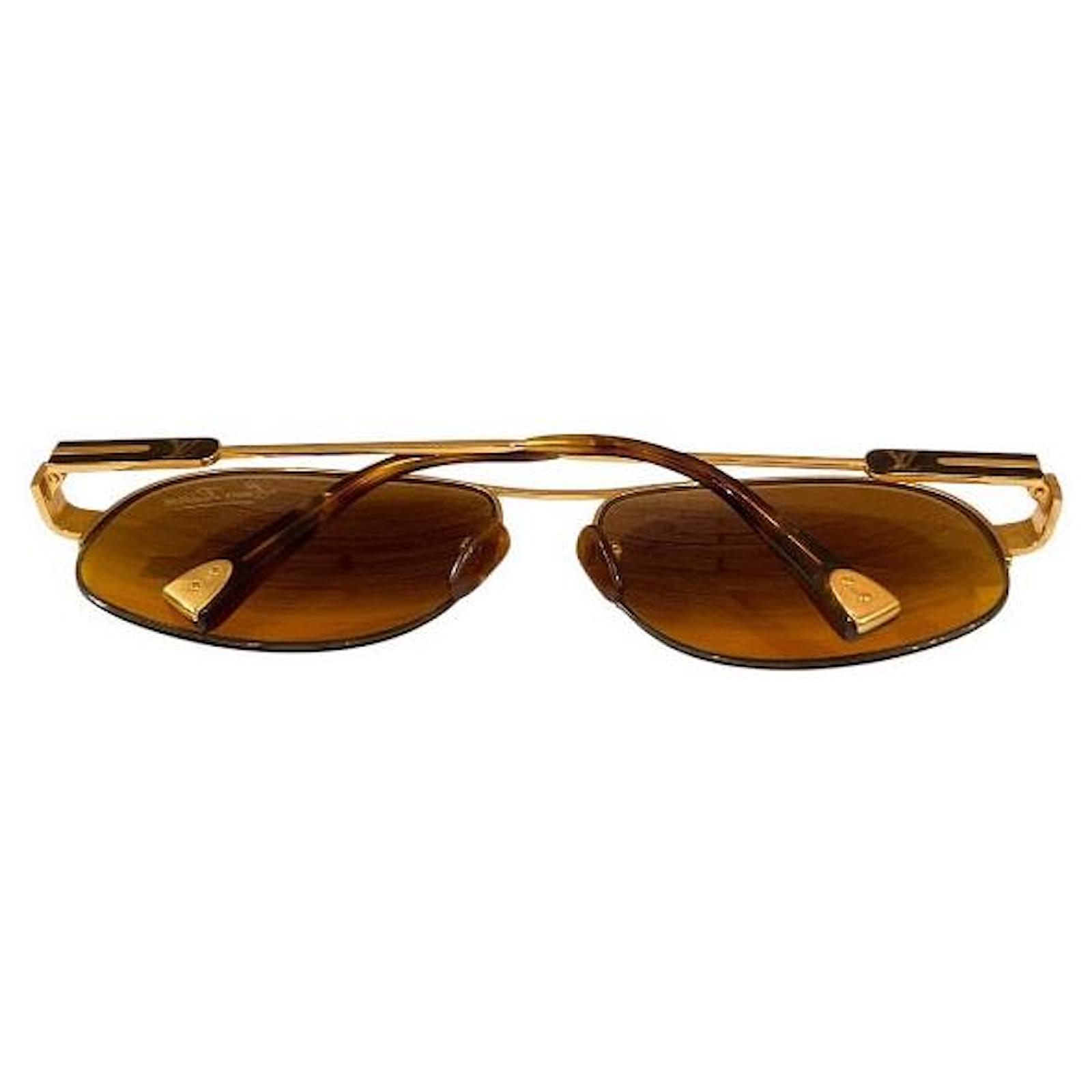 Louis Vuitton Raymond Z0049U Sunglasses Brown Metal ref.1920399 - Joli ...