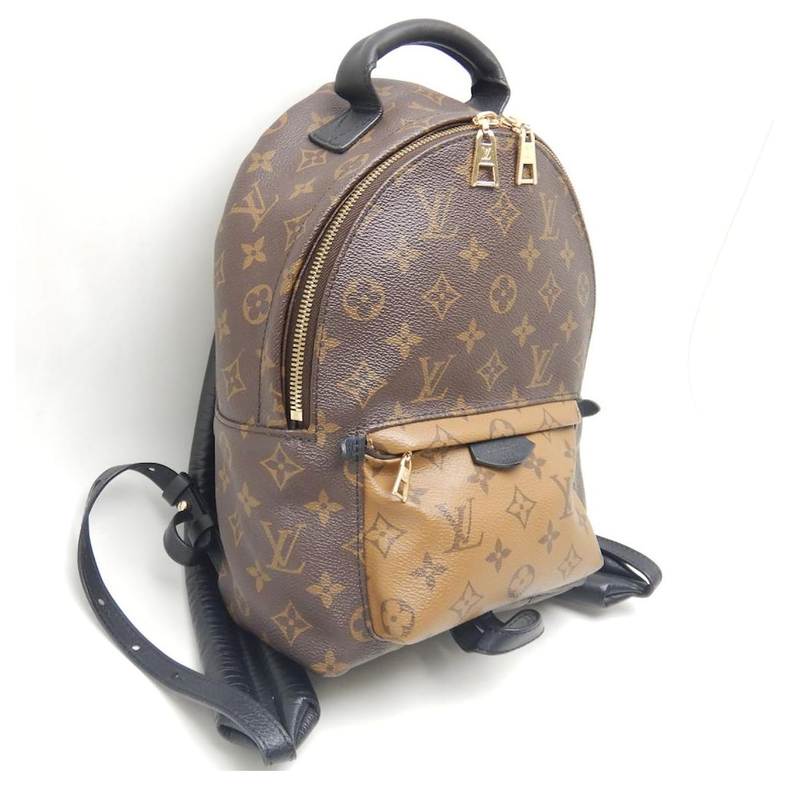 Louis Vuitton Monogram Reverse Backpack PM M43116 Brown Cloth ref ...