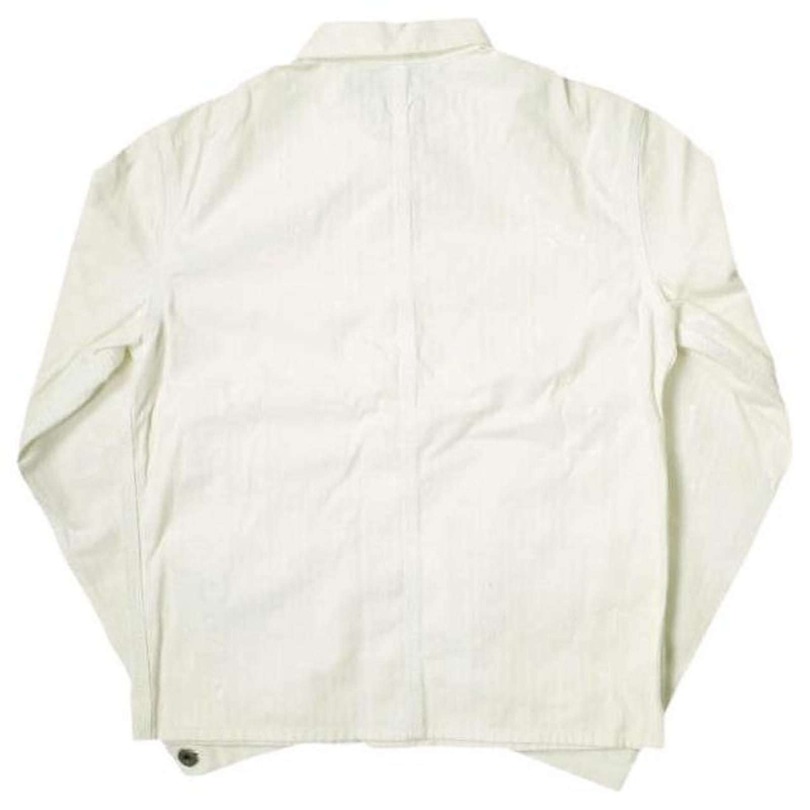 Ralph Lauren RRL Cotton Herringbone Chore Jacket White ref.1934997 ...