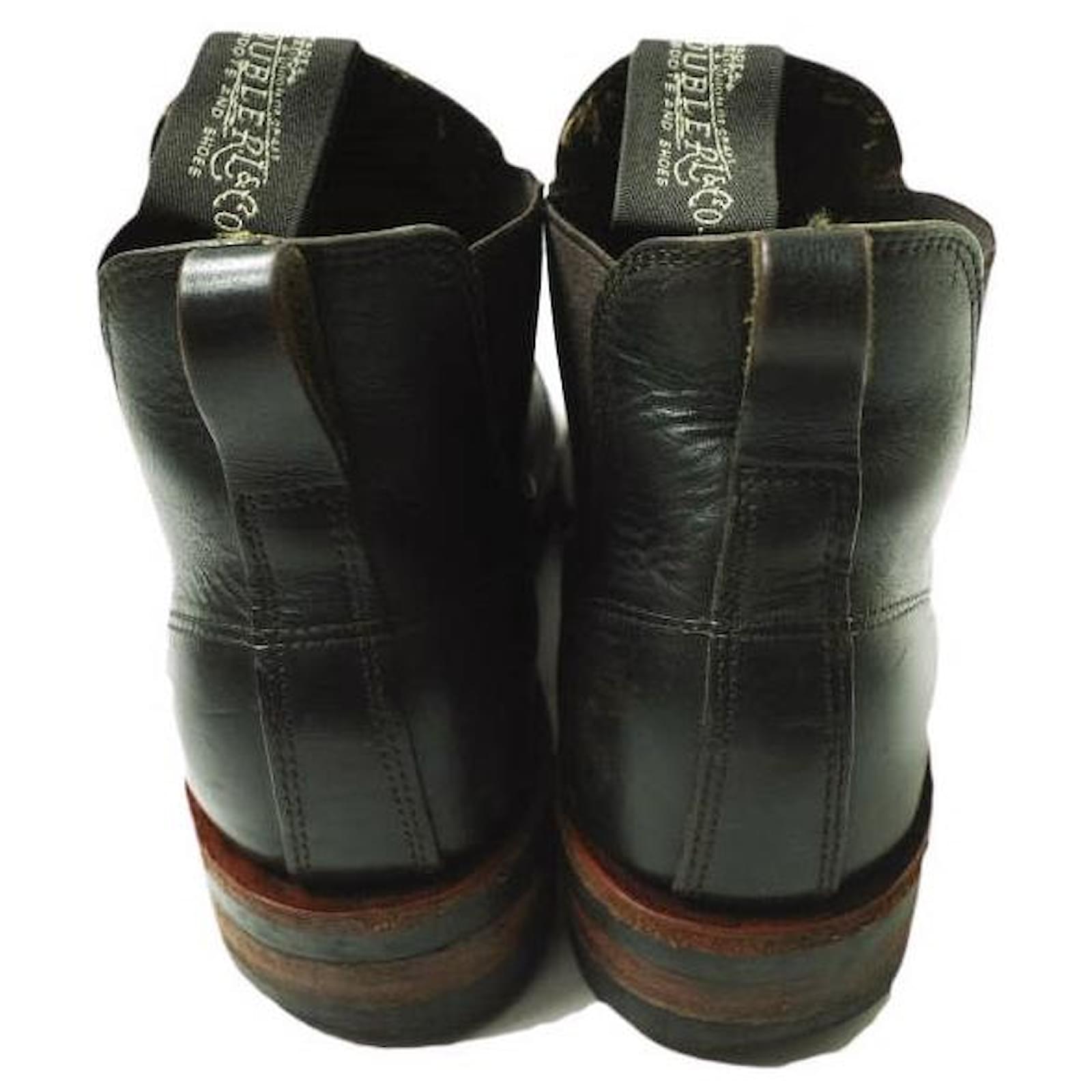 Ralph Lauren RRL CONGRESS BOOT Full Grain Leather Chelsea Boots Black ...