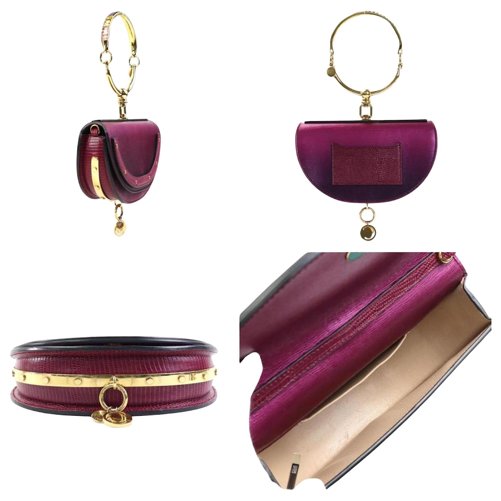 Chloé Minaudière Nile Purple Leather ref.1945227 - Joli Closet