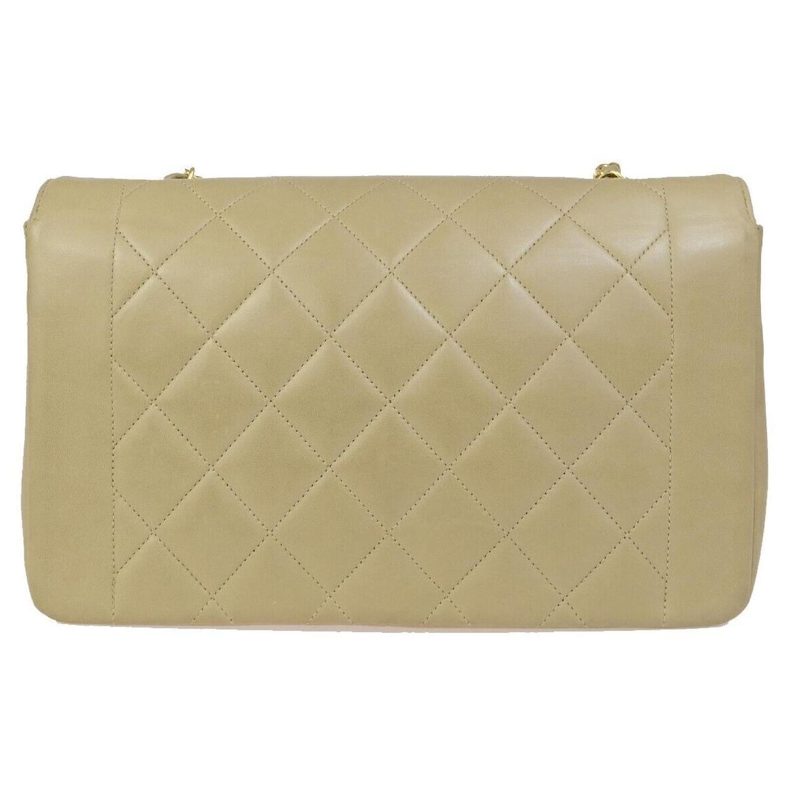 Chanel Diana Beige Leather ref.1947062 - Joli Closet