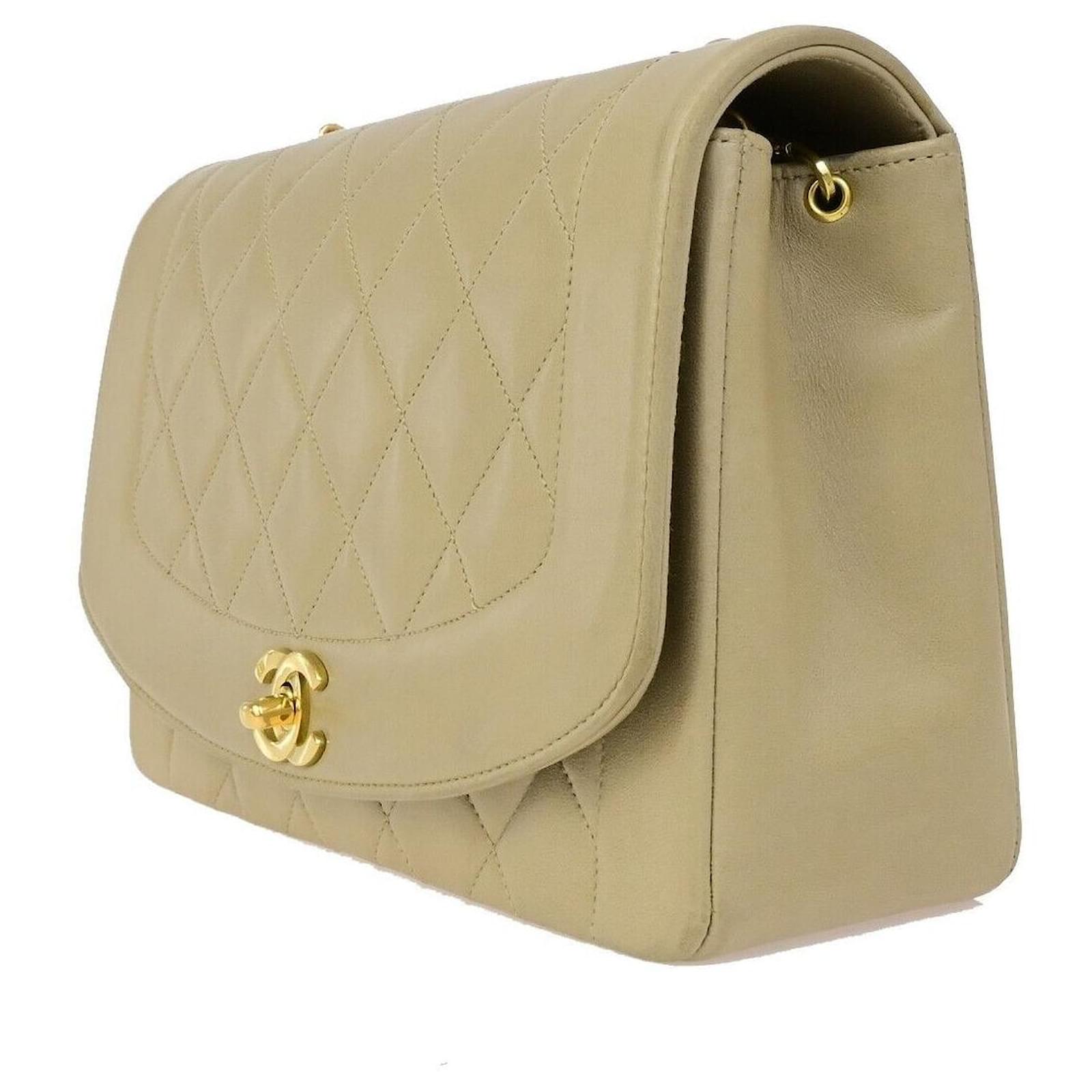 Chanel Diana Beige Leather ref.1947062 - Joli Closet