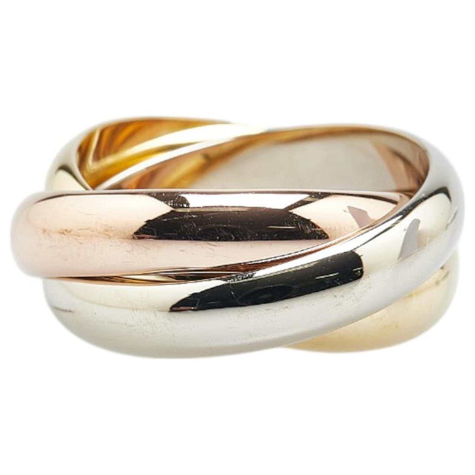 Cartier Trinity Ring K18 Gold #48 Golden Metal ref.1950893 - Joli Closet