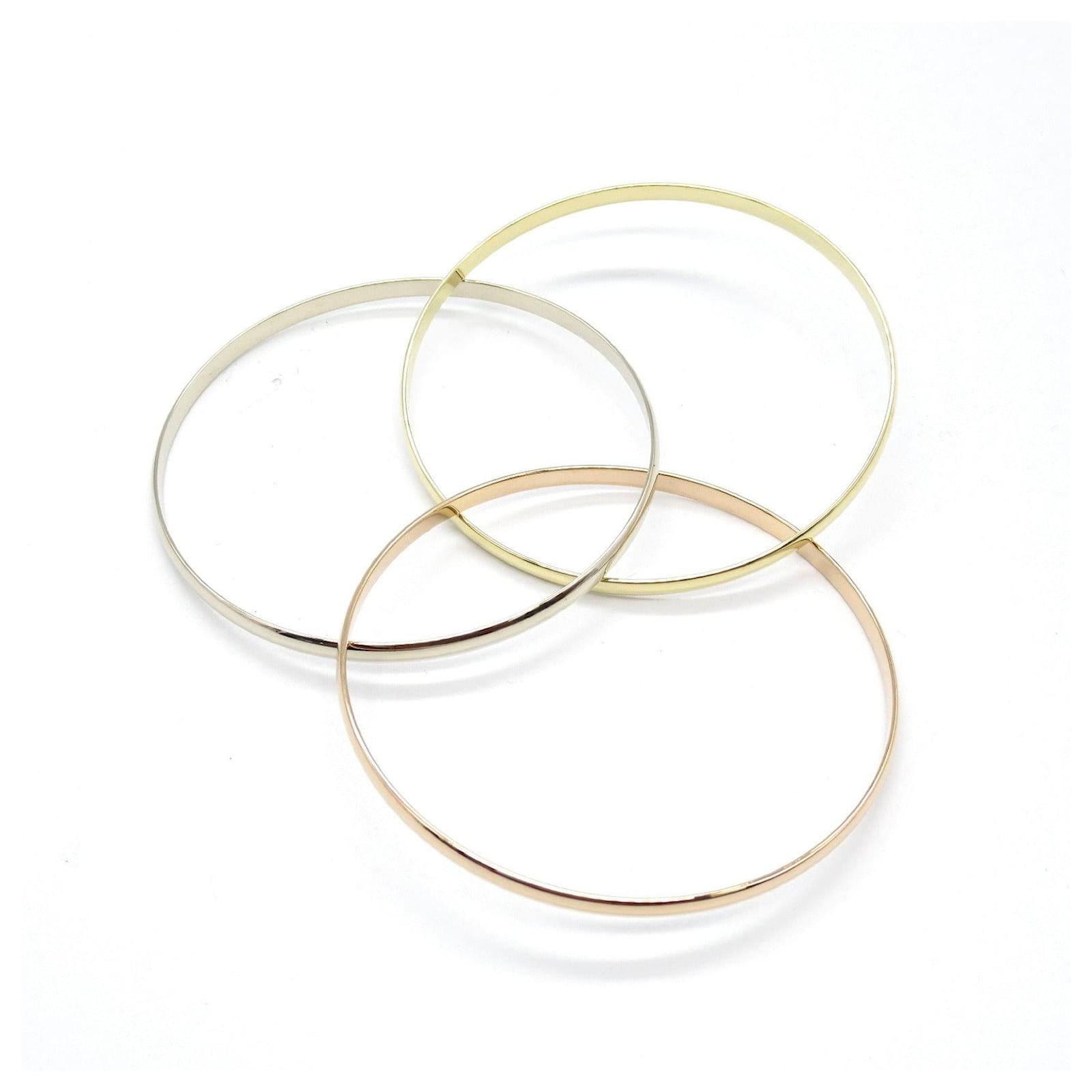 Cartier Trinity Bangle K18 Gold Golden Metal ref.1950924 - Joli Closet
