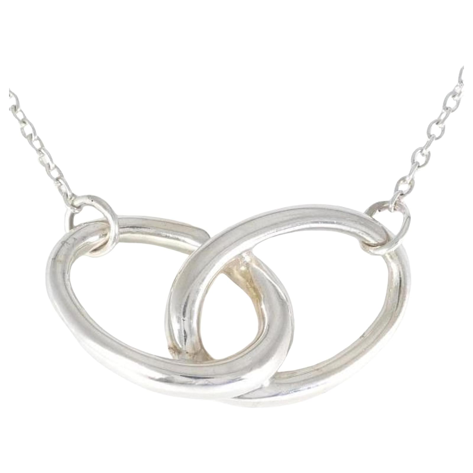 Tiffany & Co Double loop Silvery Silver ref.1953243 - Joli Closet