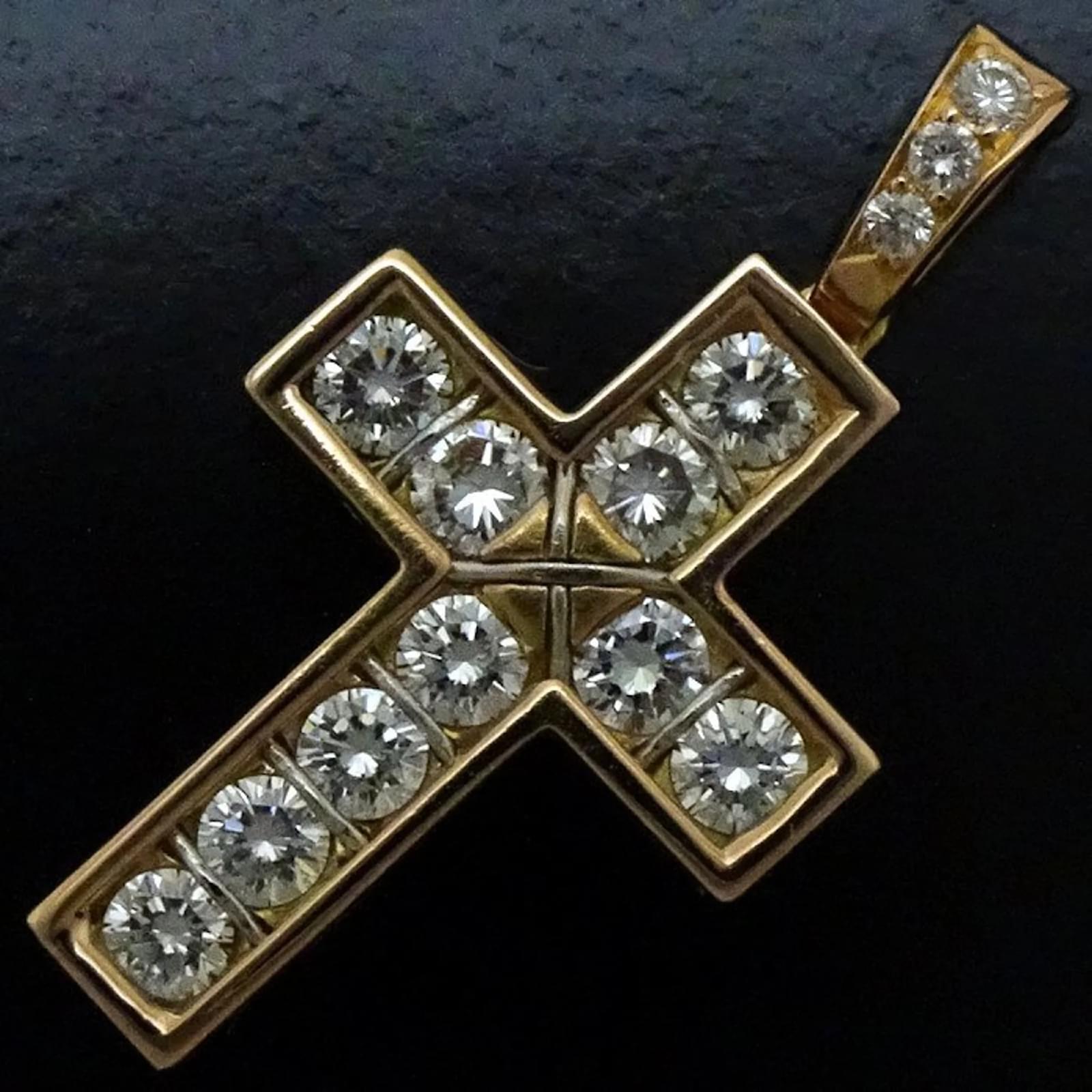 Cartier Aurora Cross Pendant in 18K Pink Gold ref.1962655 - Joli Closet