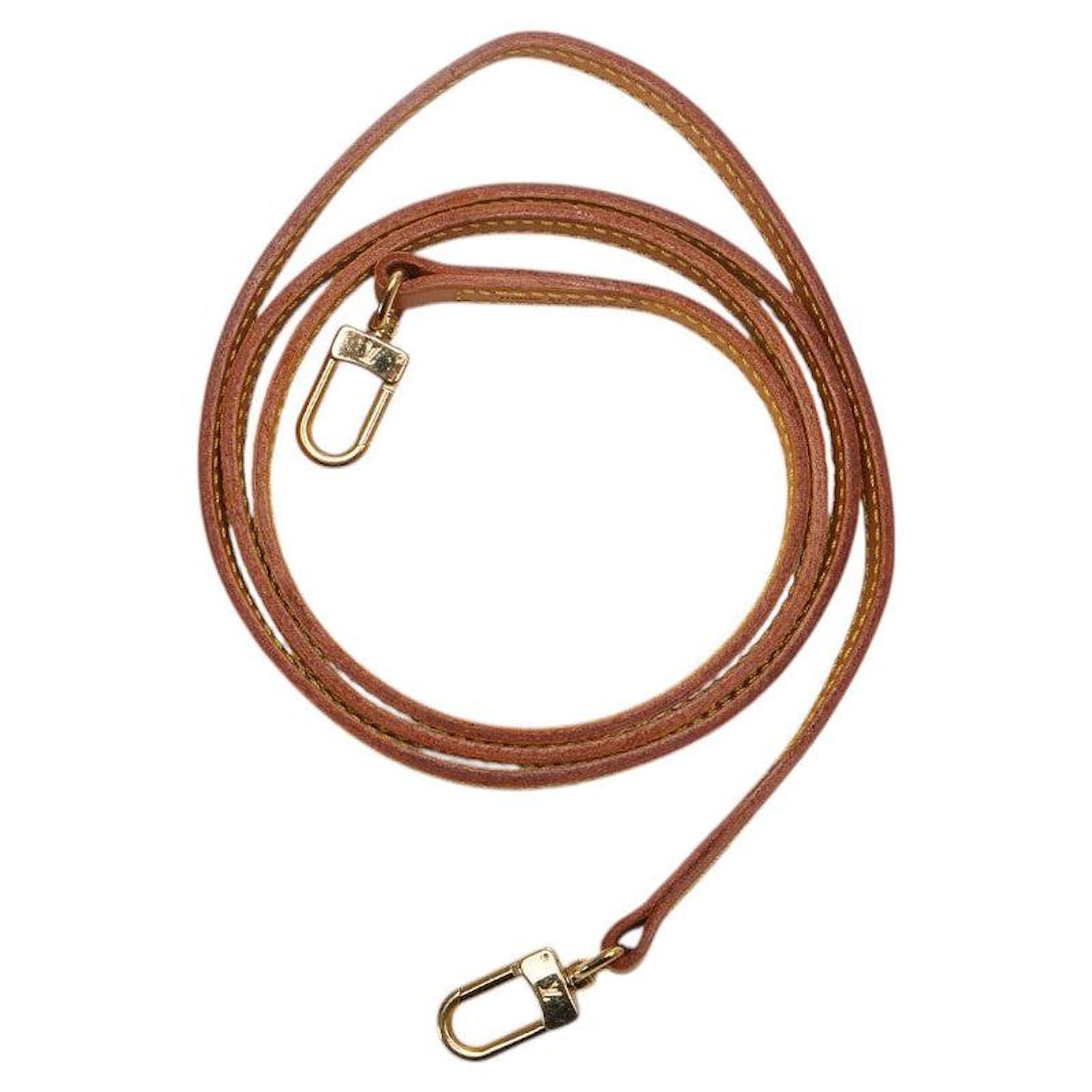Louis Vuitton Leather Shoulder Strap Brown ref.1966470 - Joli Closet