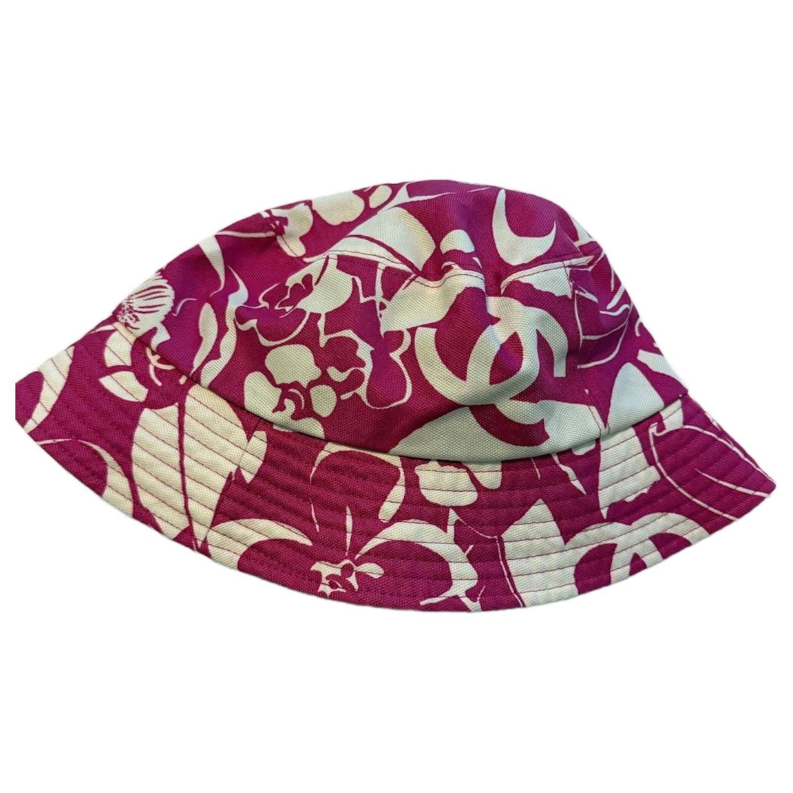 Chanel coco beach hat Pink Cotton ref.1972357 - Joli Closet