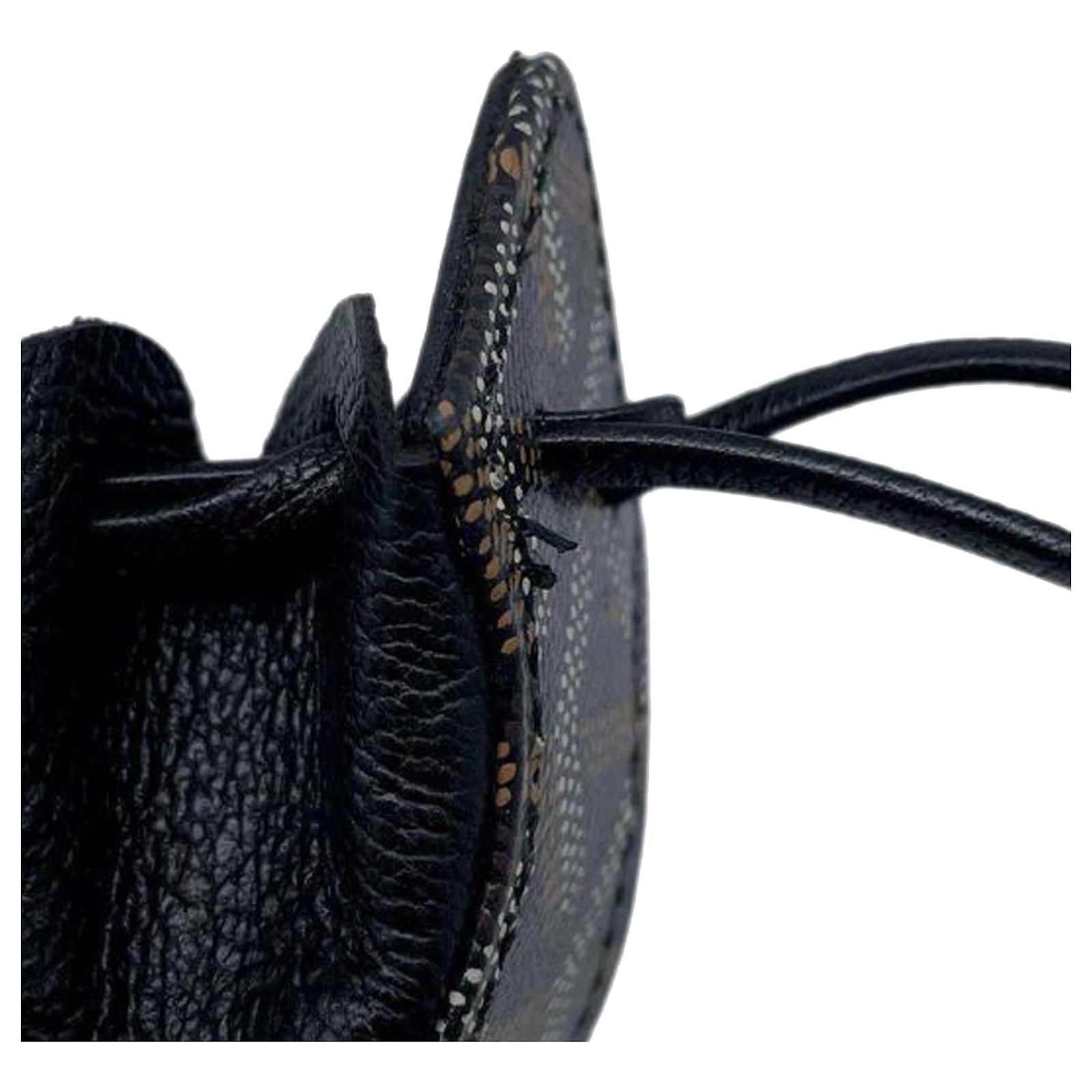 Goyard Black Goyardine Drawstring Coin Pouch - Joli Closet