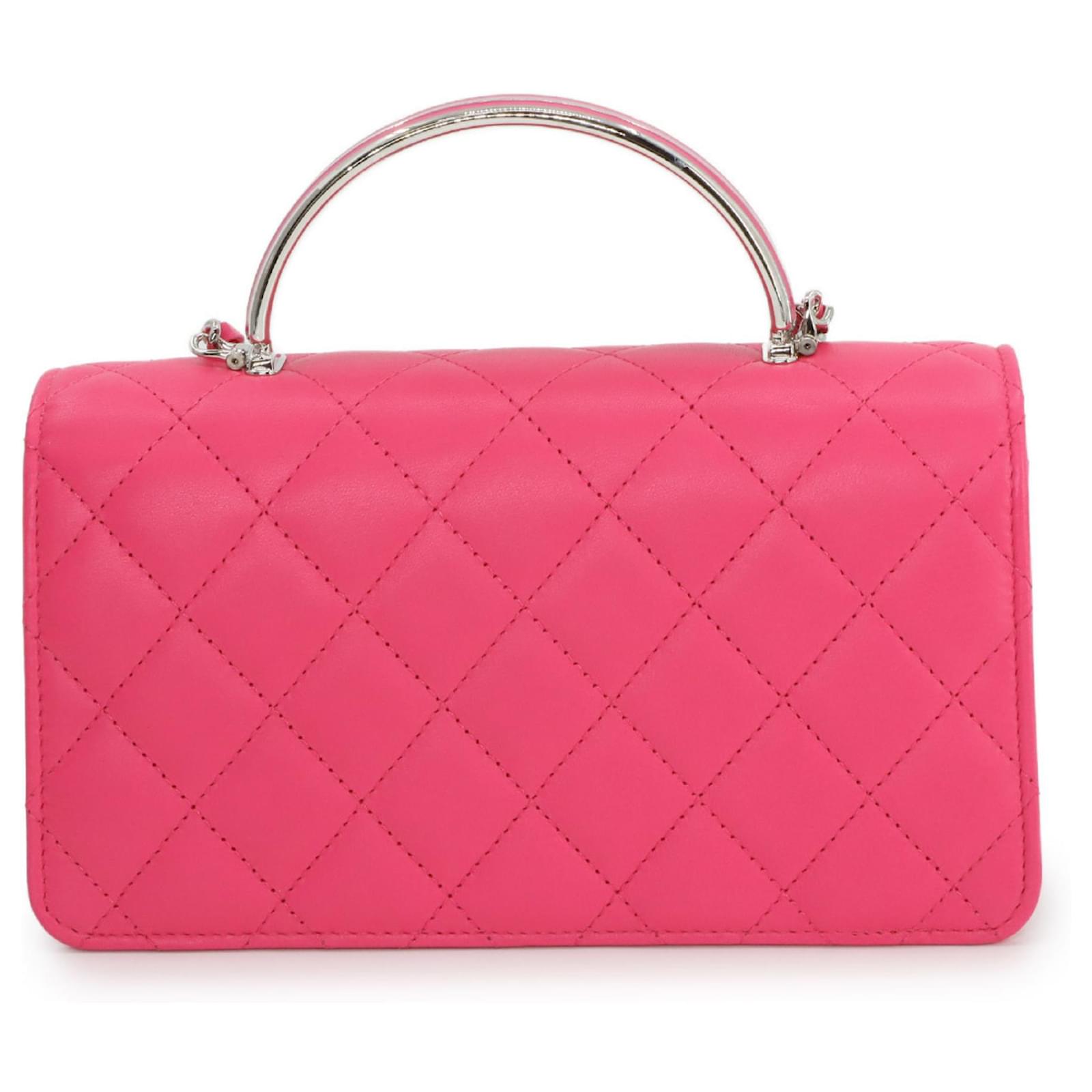 Chanel Coco Handle Pink Leather ref.2003241 - Joli Closet