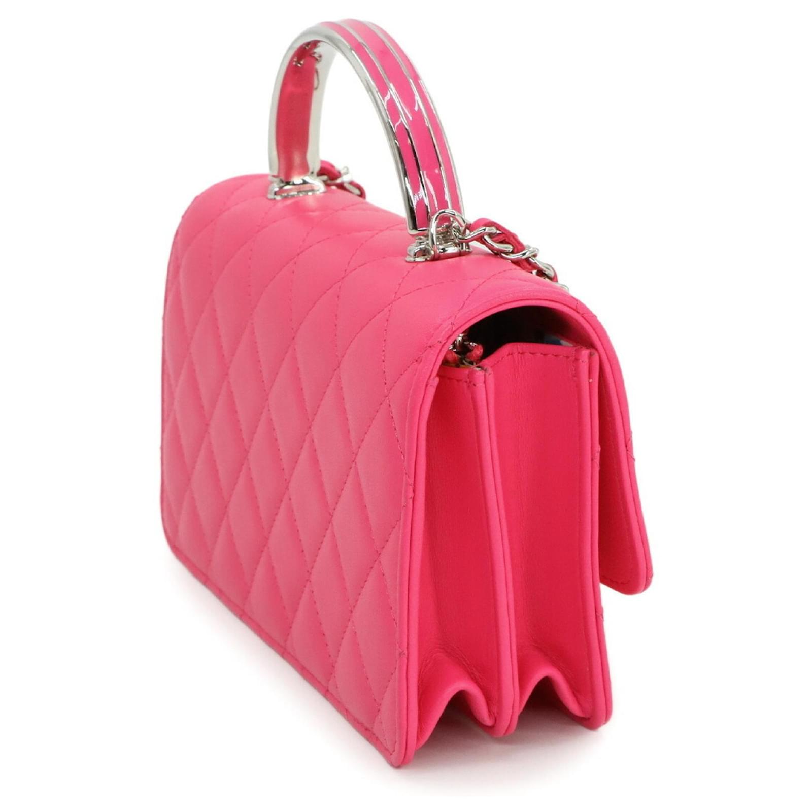 Chanel Coco Handle Pink Leather ref.2003241 - Joli Closet