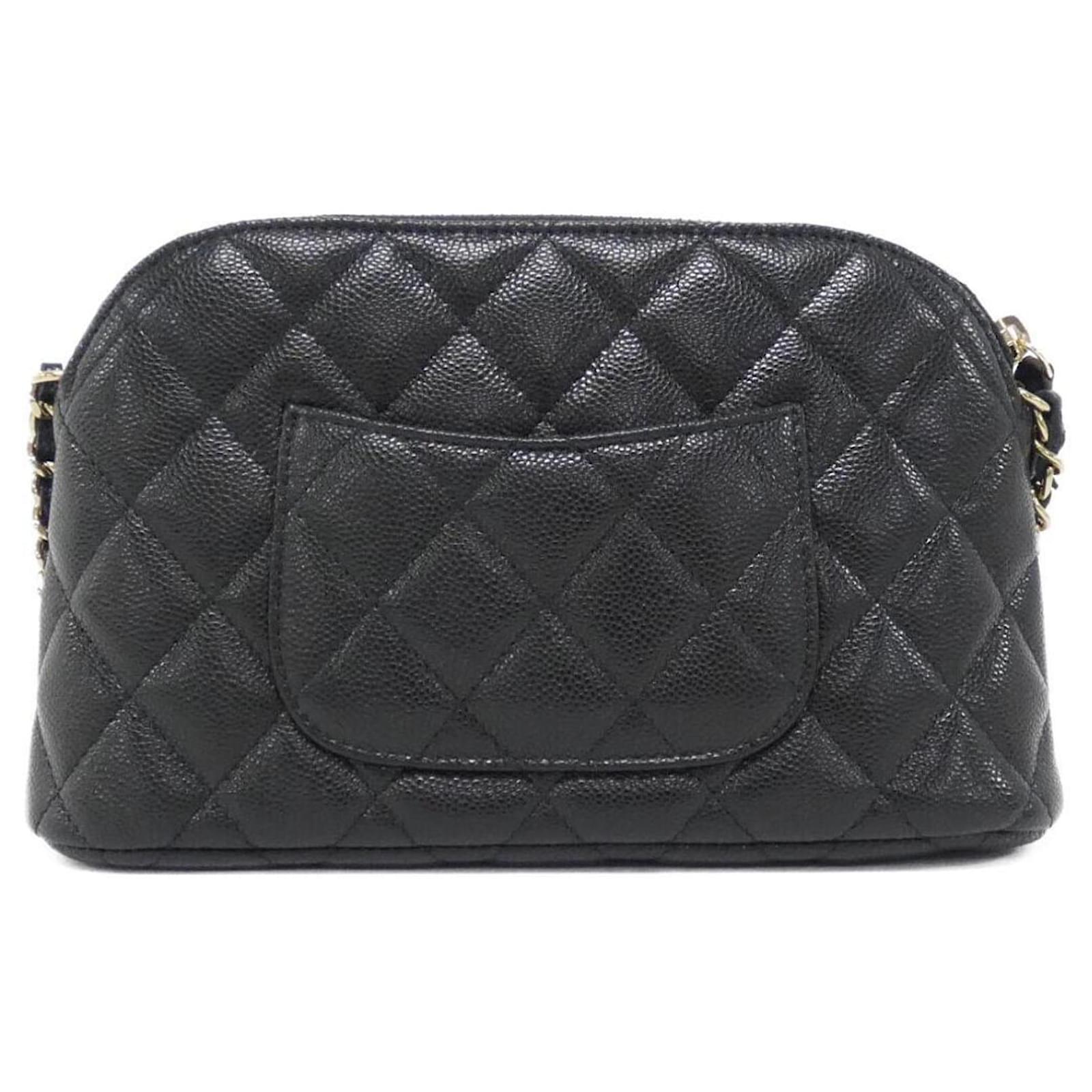Chanel Timeless Classic Line AP4016 Chain Clutch Bag Black Leather ref ...