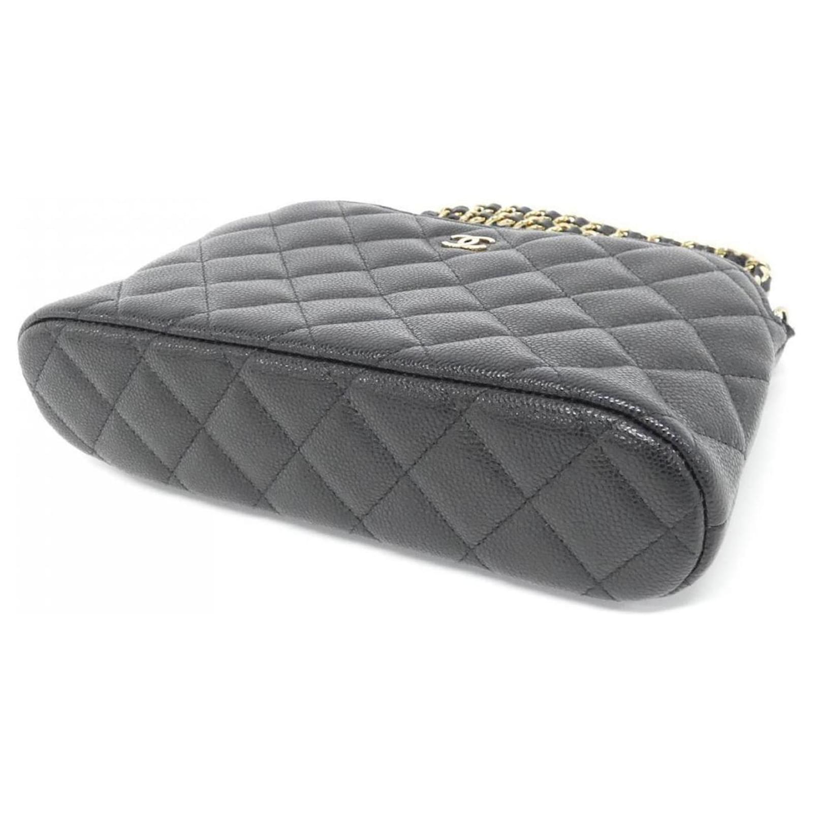 Chanel Timeless Classic Line AP4016 Chain Clutch Bag Black Leather ref ...