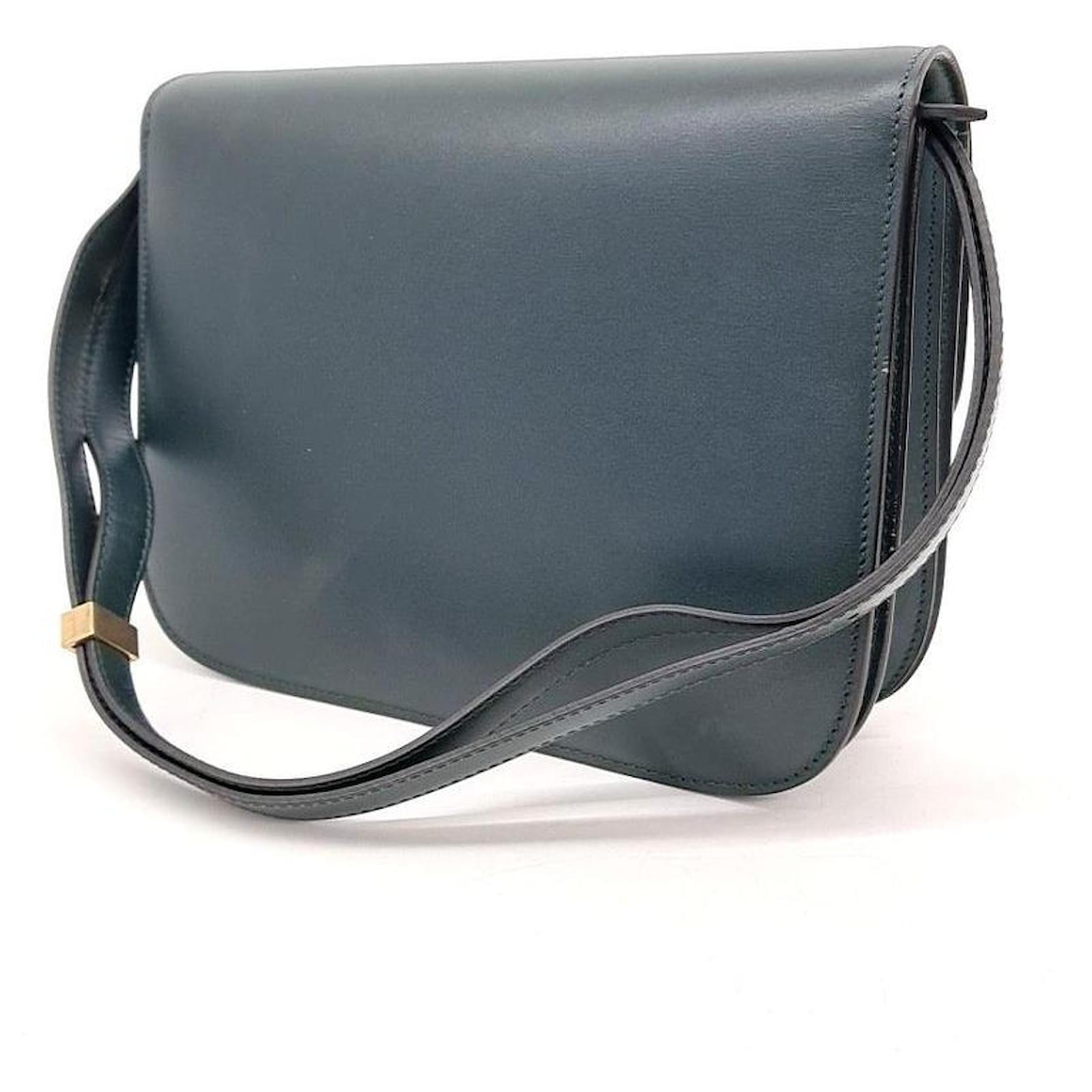 Céline Celine Classic Box Medium Green Leather ref.2006317 - Joli Closet