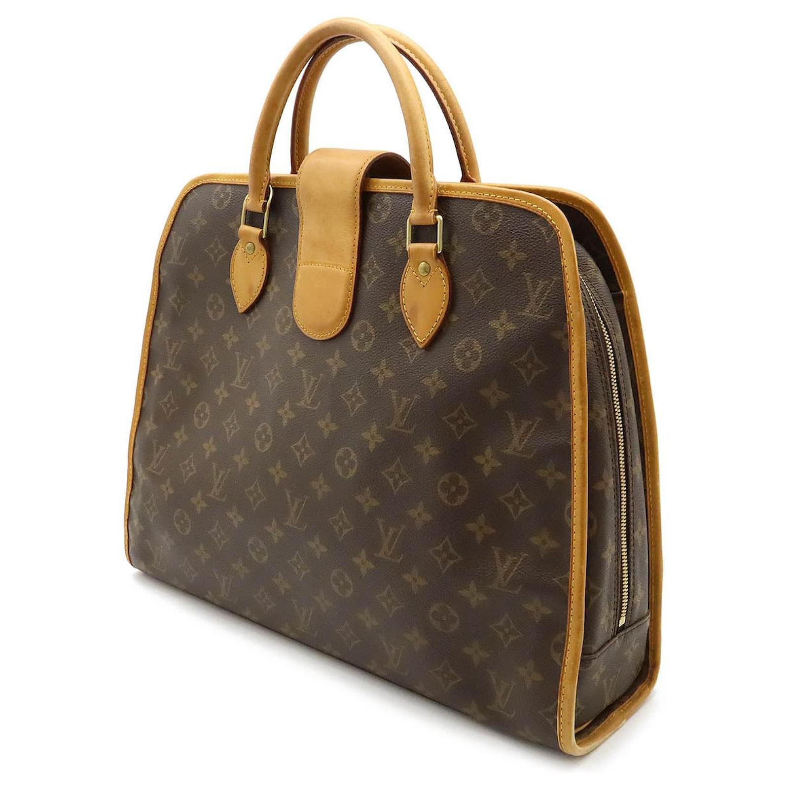 Louis Vuitton Monogram Rivoli Briefcase M53380 Brown Cloth ref.2008866 ...