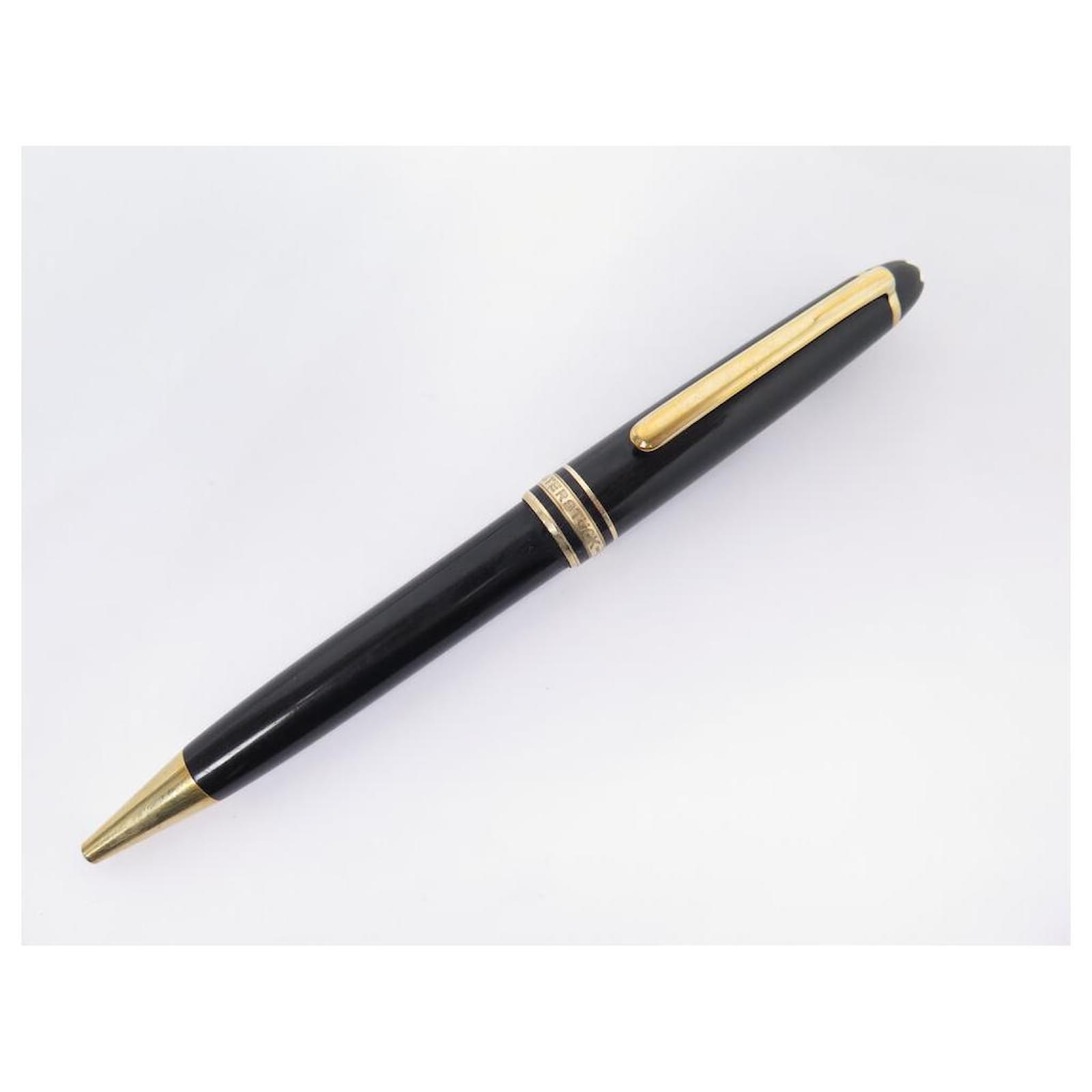 MONTBLANC MEISTERSTUCK CLASSIC MB132453 BALLPOINT PEN + CASE Black ...