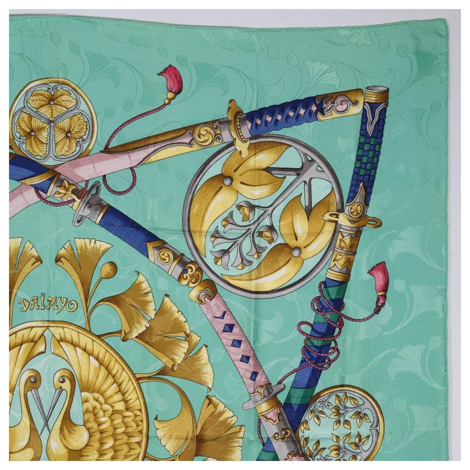 Hermès Carré 90 Green Silk ref.2010131 - Joli Closet