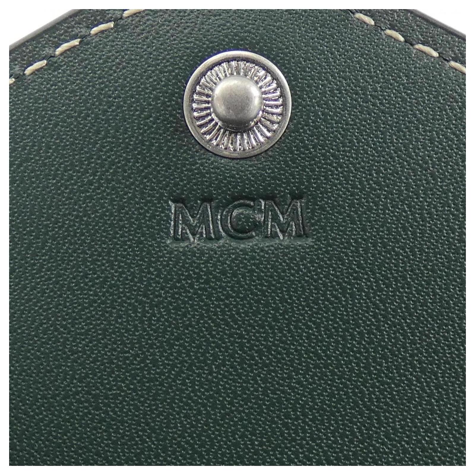MCM Green Tri-Fold Wallet ref.2019388 - Joli Closet