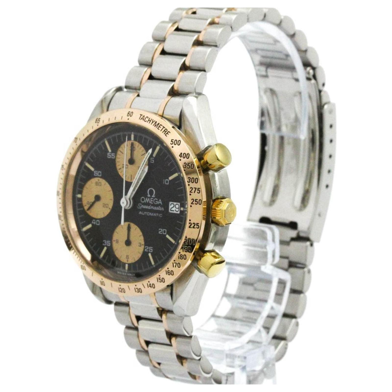 Omega Speedmaster Black Pink gold ref.2080045 - Joli Closet
