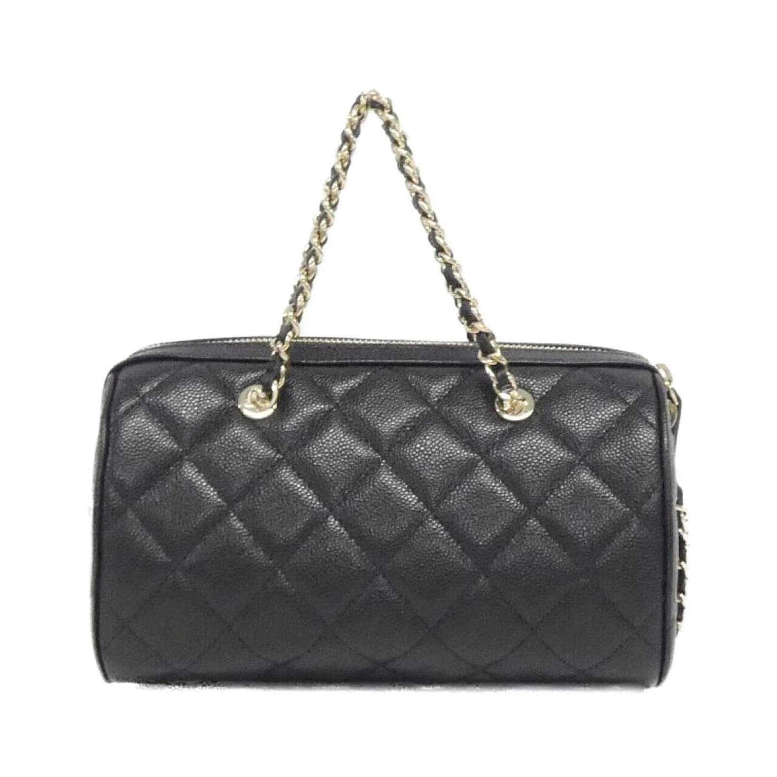 Chanel Timeless Classic Line AP4474 Handbag Black Leather ref.2090252 ...