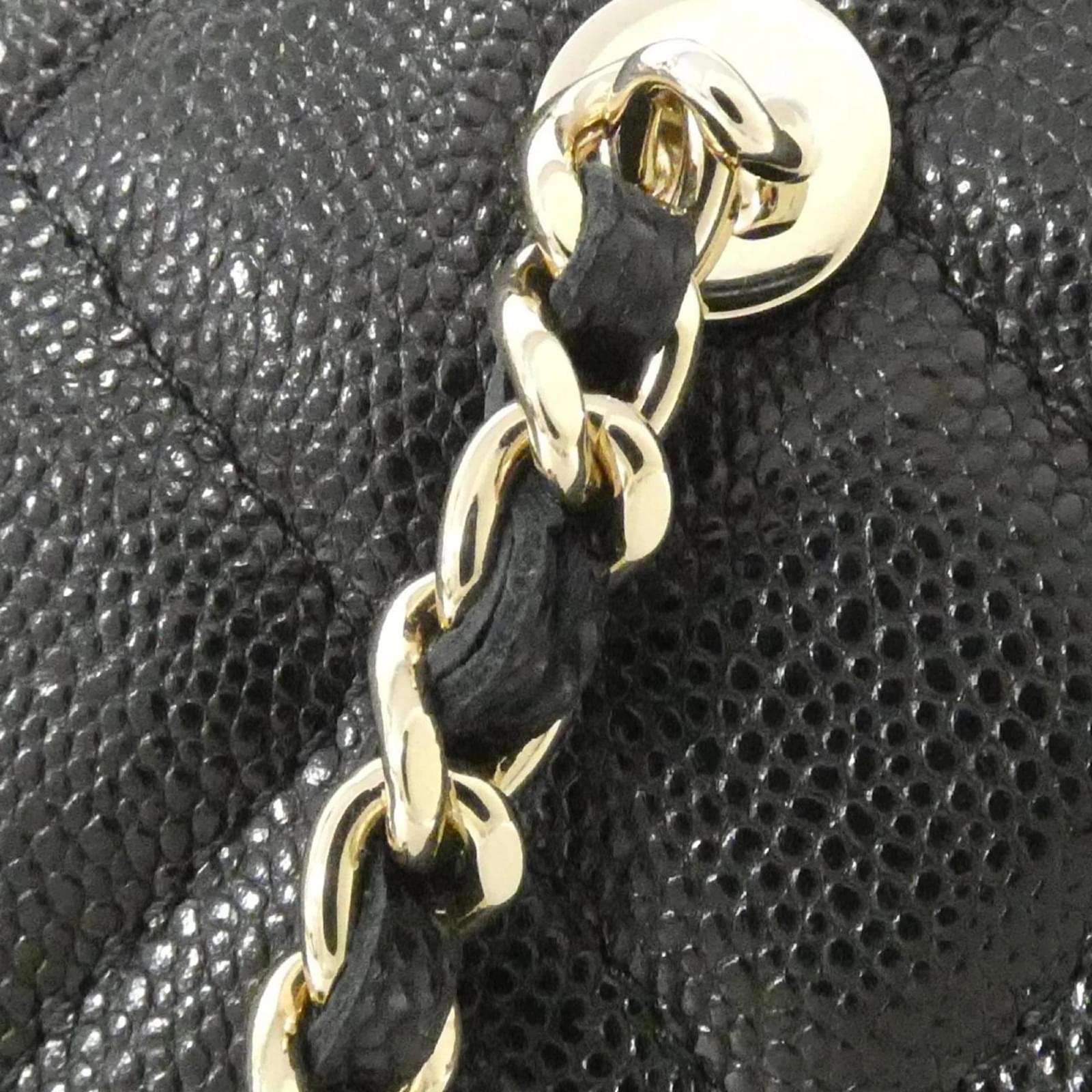 Chanel Timeless Classic Line AP4474 Handbag Black Leather ref.2090252 ...