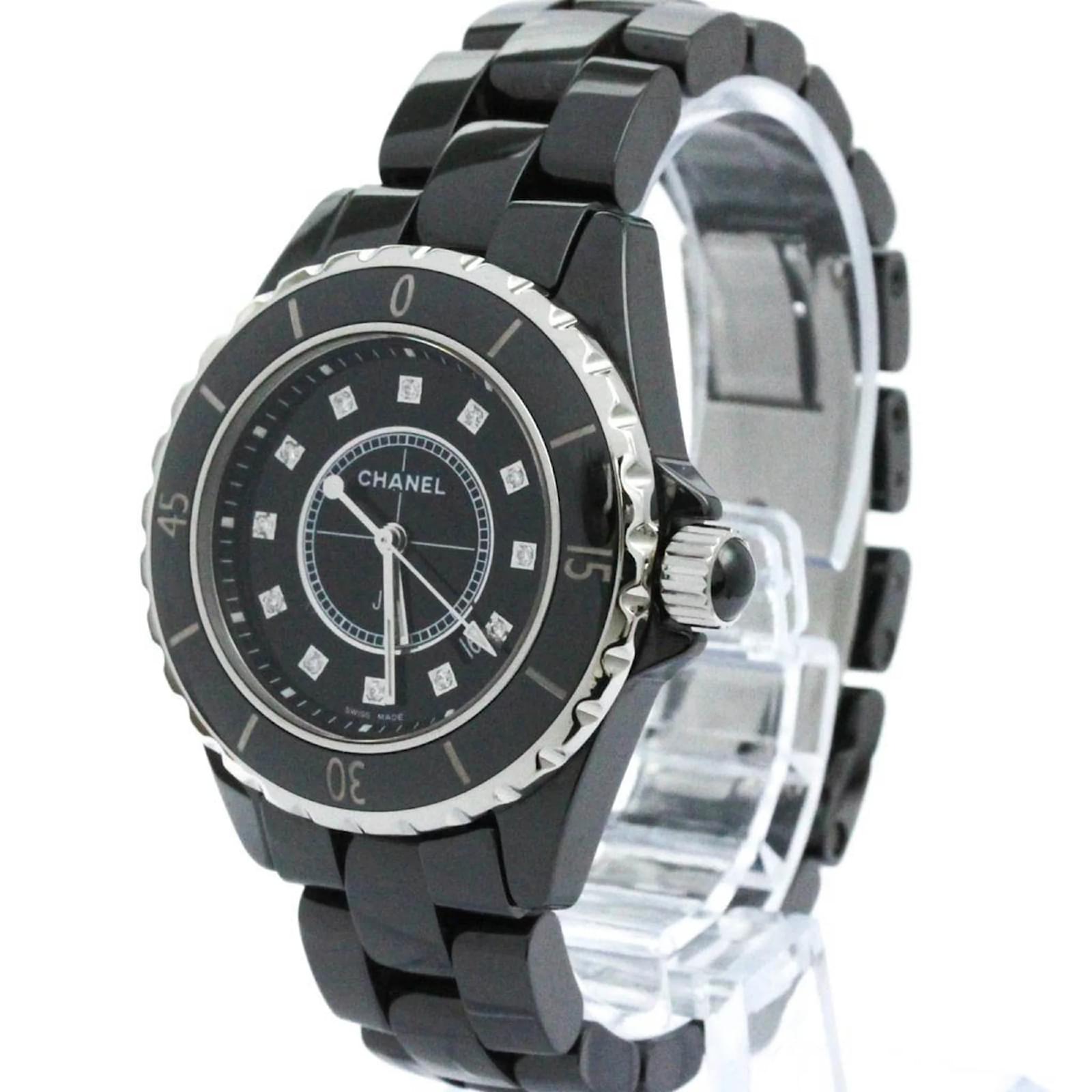 Chanel J12 Diamond Ceramic Quartz Ladies Watch H1625 ref.2102850 - Joli ...