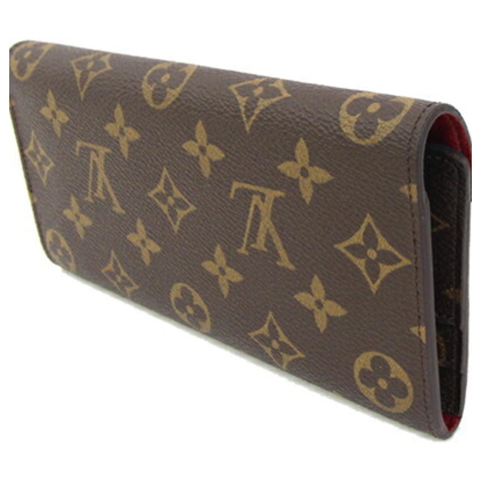 Louis Vuitton Tri-fold Long Wallet in Rouge Red Patent leather ref ...