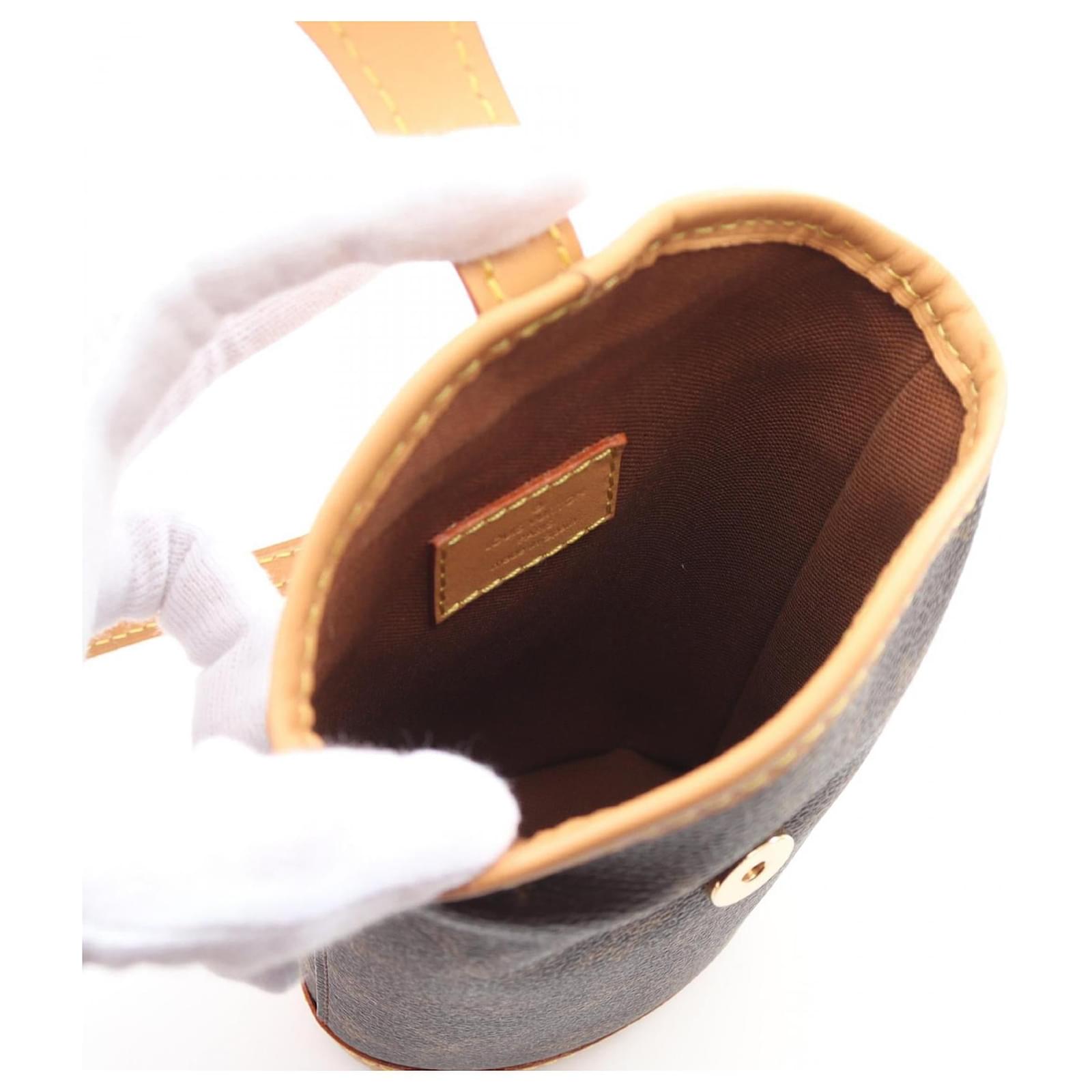 Louis Vuitton Fold Me Pouch Shoulder Bag M80874 Brown Cloth ref.2131237 ...