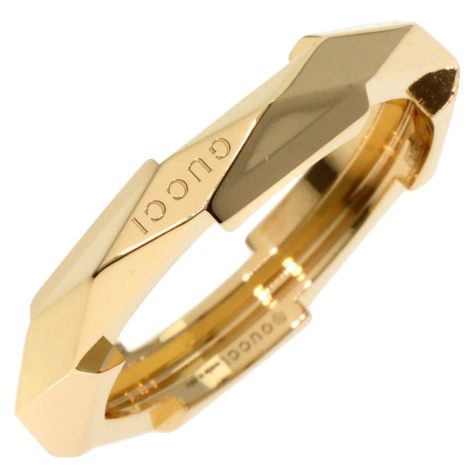 Gucci 18K Yellow Gold Band Ring ref.2144378 - Joli Closet