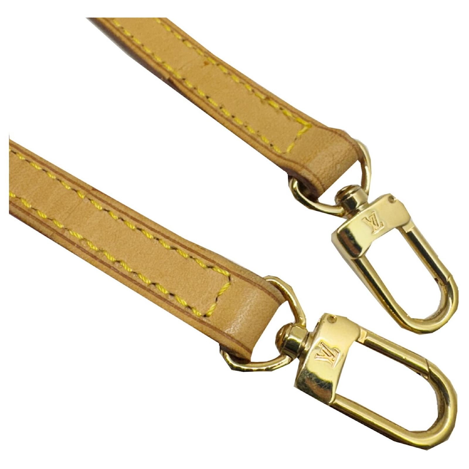 Louis Vuitton Shoulder Strap in Tanned Leather Beige ref.2151619 - Joli ...