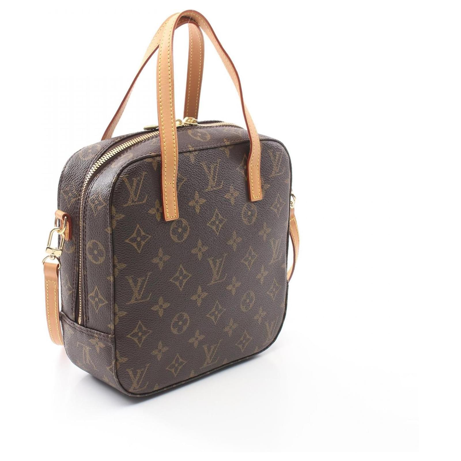 Louis Vuitton Monogram Spontini 2way Bag M47500 Metallic Bronze Cloth ...