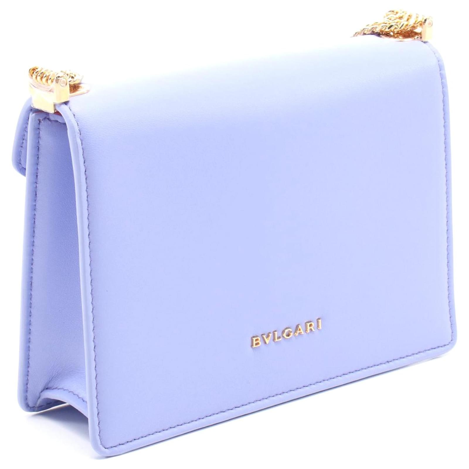 Bulgari Bvlgari Purple Serpenti Forever Leather Crossbody Pony-style ...