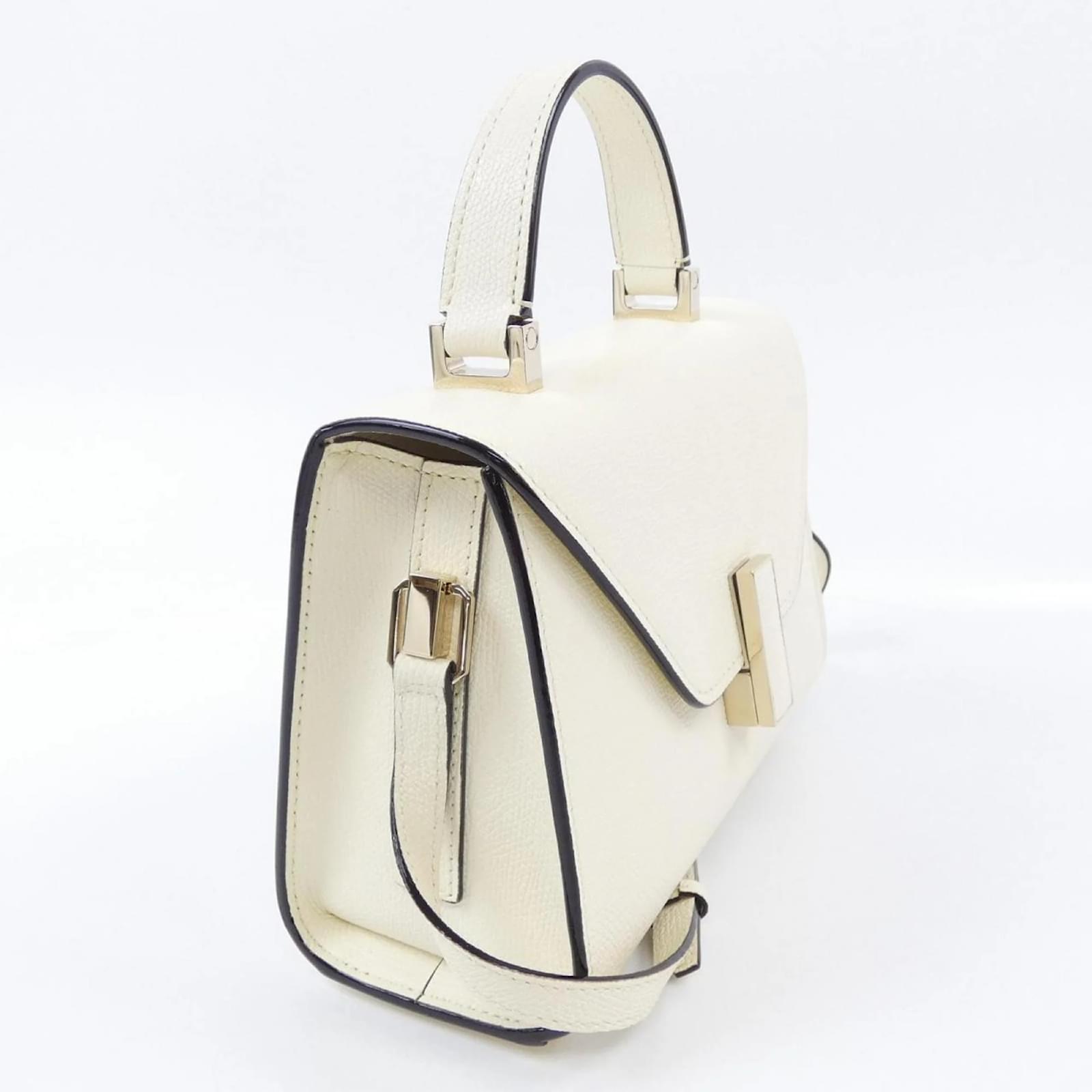 Valextra White Leather Handbag ref.2176419 - Joli Closet