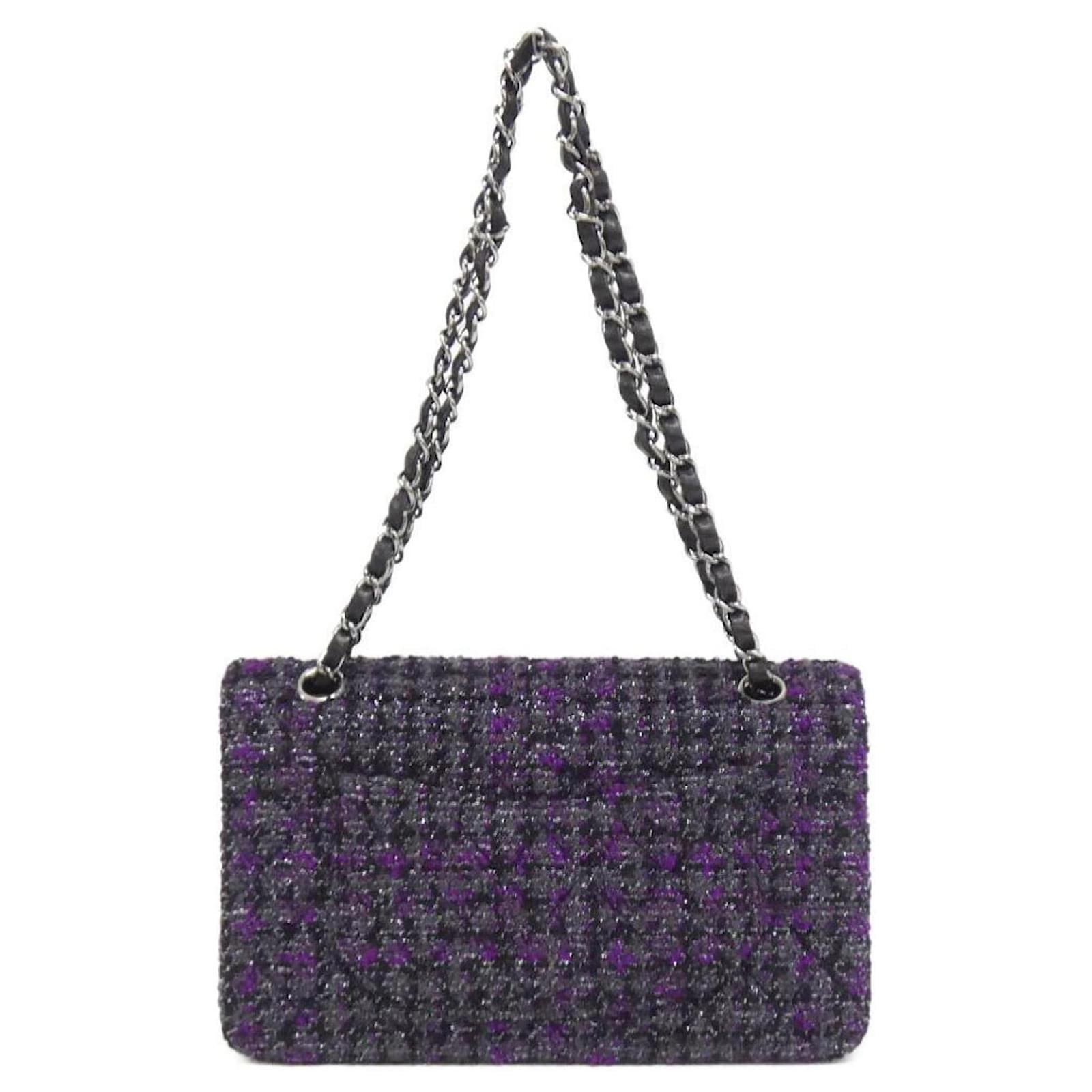 Chanel Timeless Purple Tweed ref.2177268 - Joli Closet
