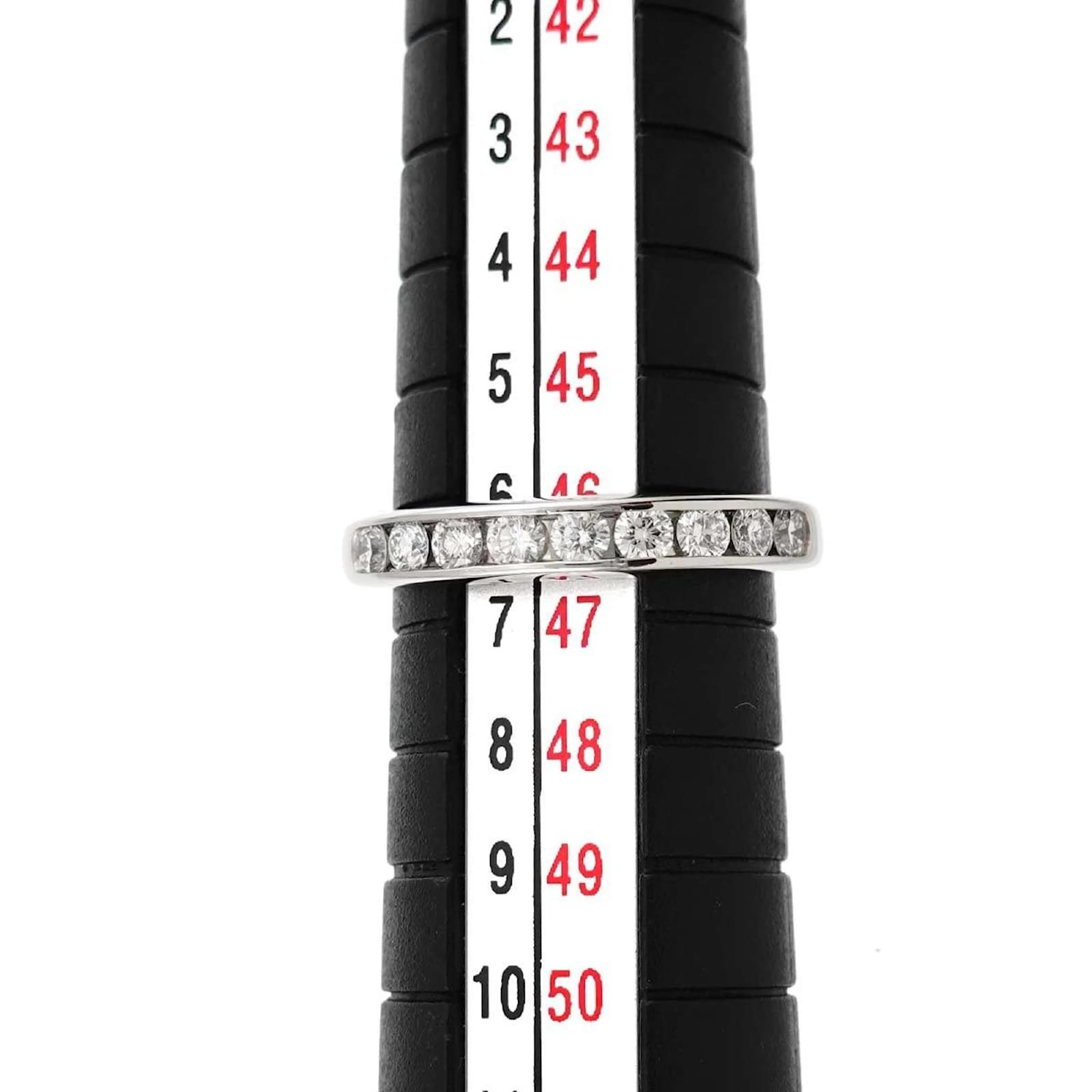 Tiffany & Co. Half Circle Channel Setting Ring Platinum ref.2199671 ...