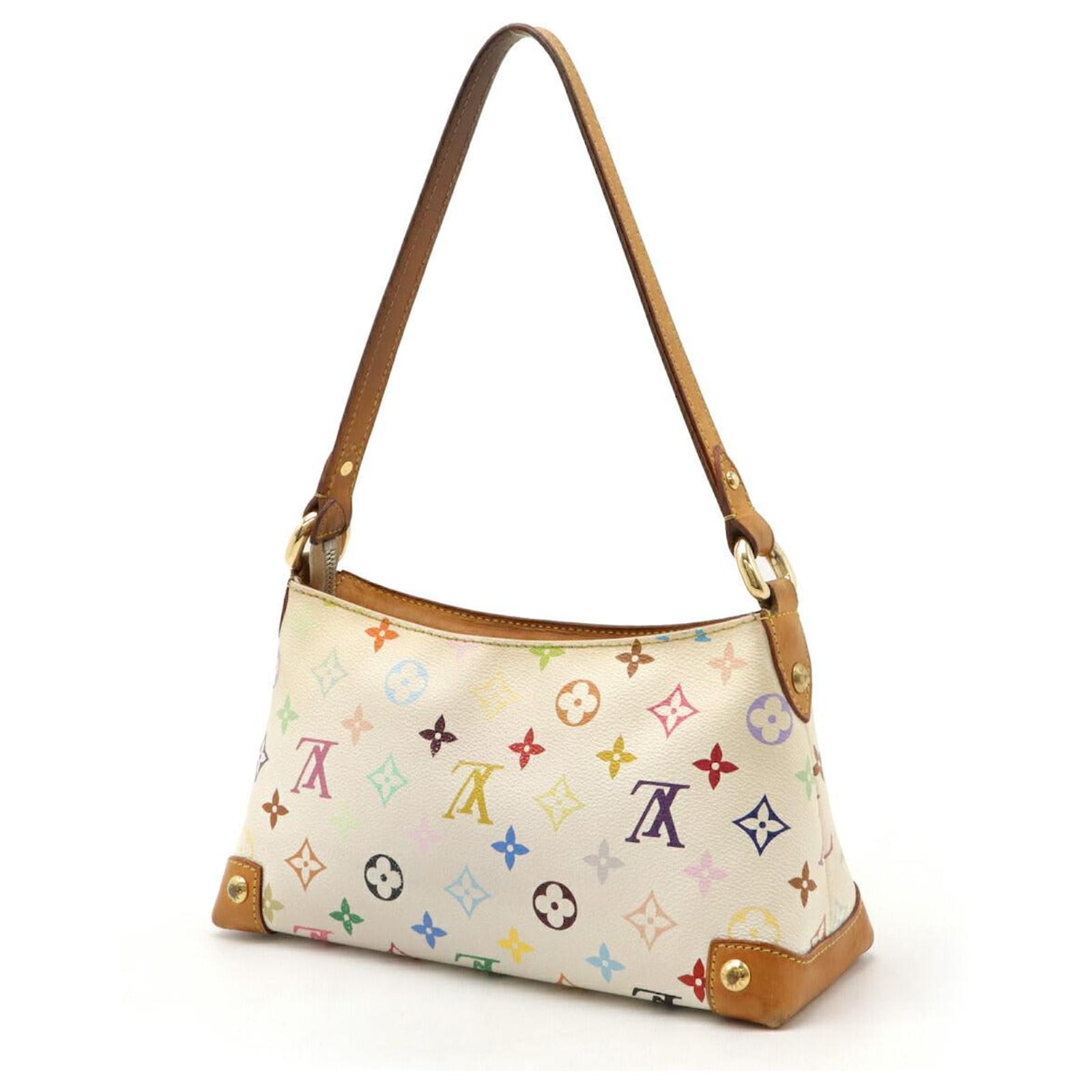 Louis Vuitton Eliza Monogram Multicolor Shoulder Bag White Cloth ref ...